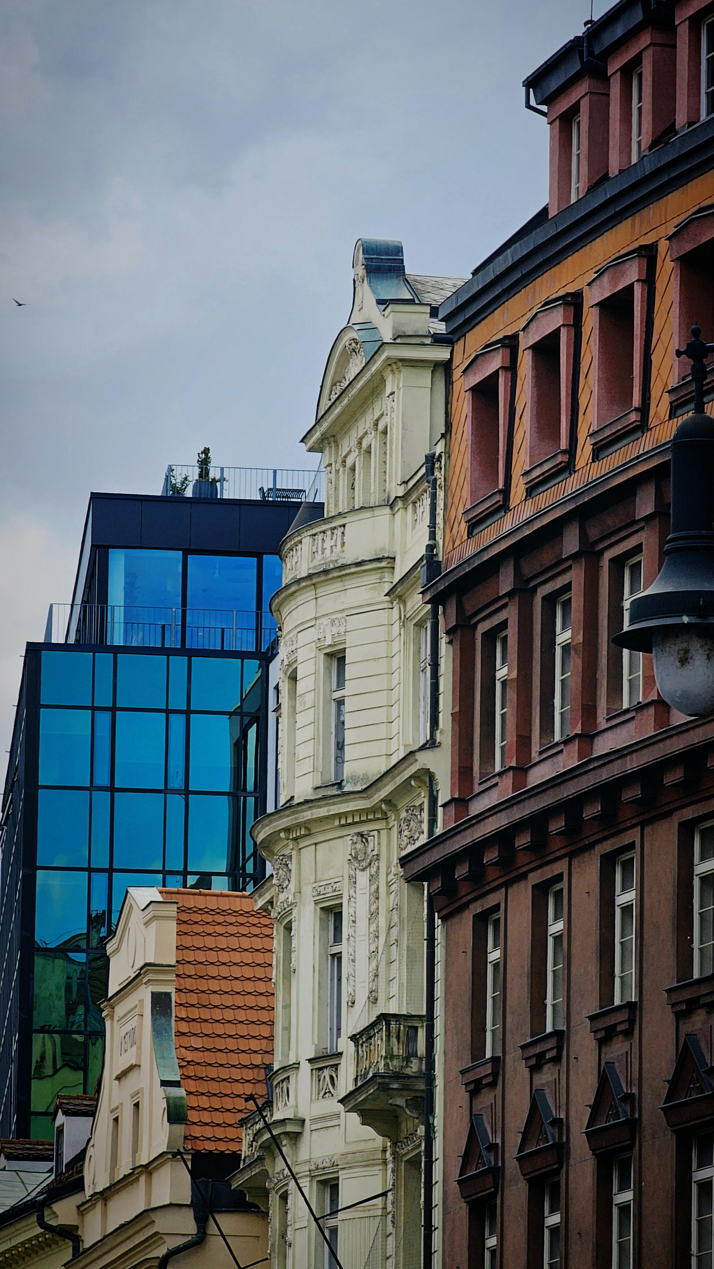 Architectural Contrast in Urban Cityscape · Free Stock Photo