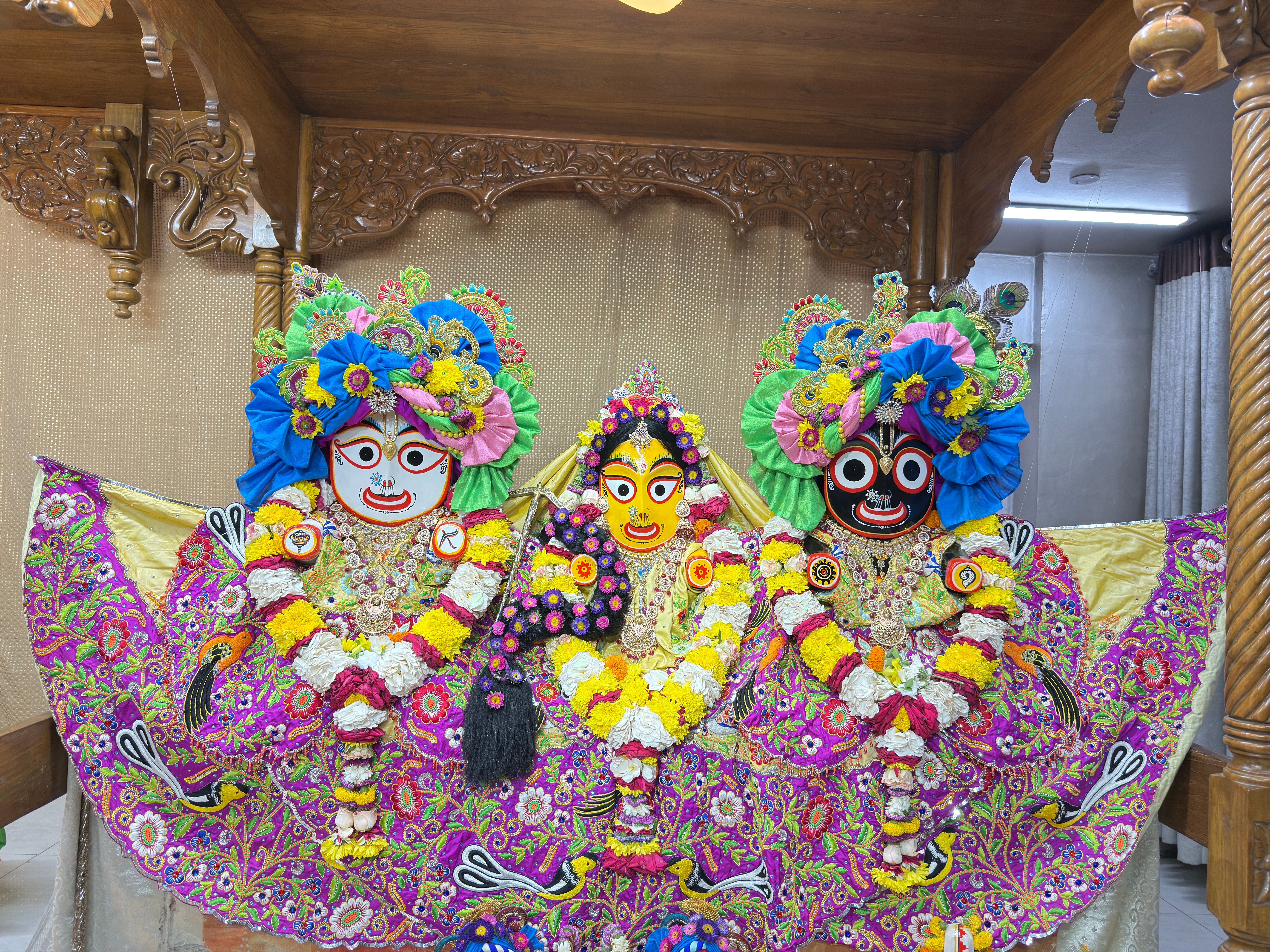 Colorful Hindu Deity Statues in Traditional Decor · Free Stock Photo