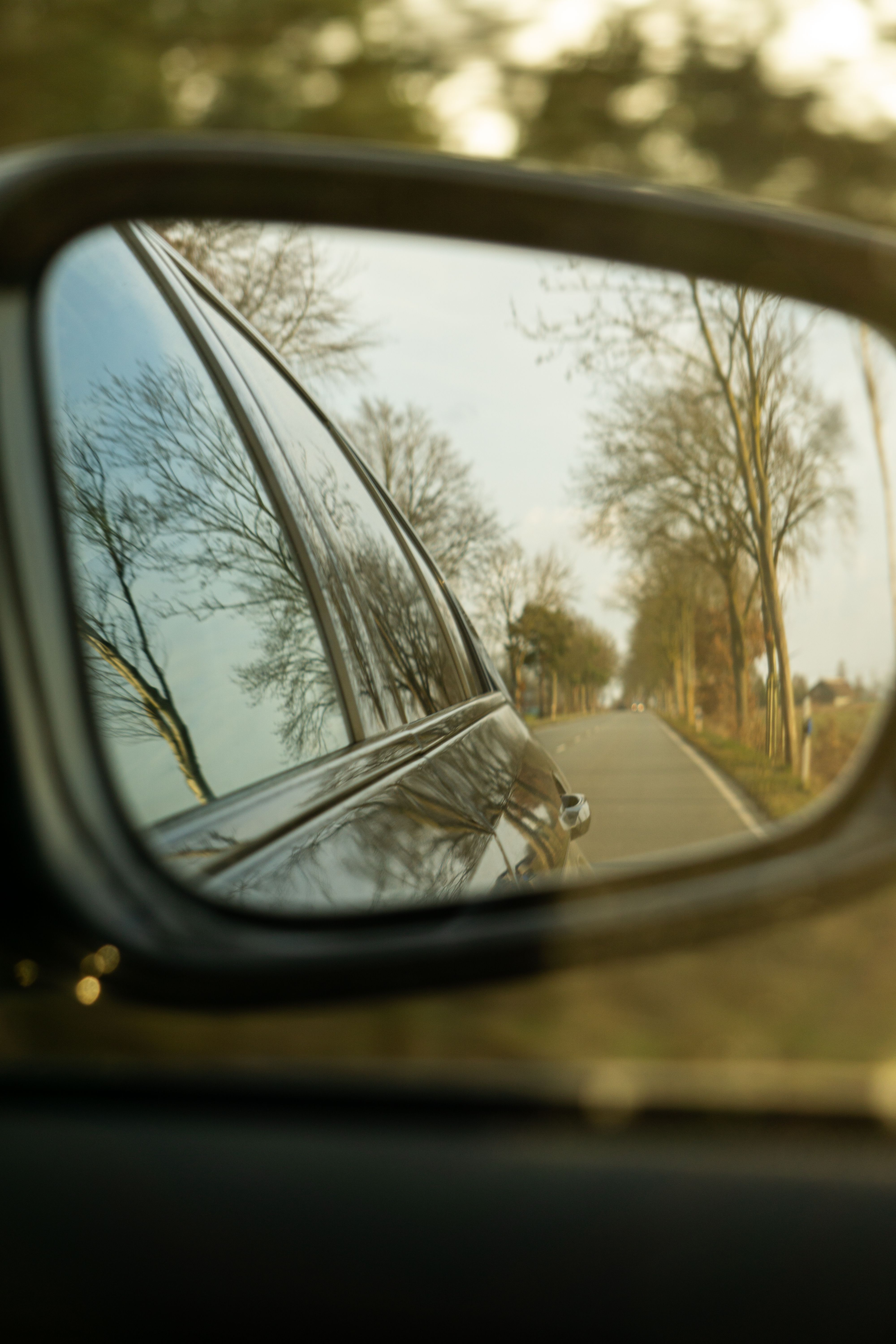 Round Vehicle Side Mirror · Free Stock Photo