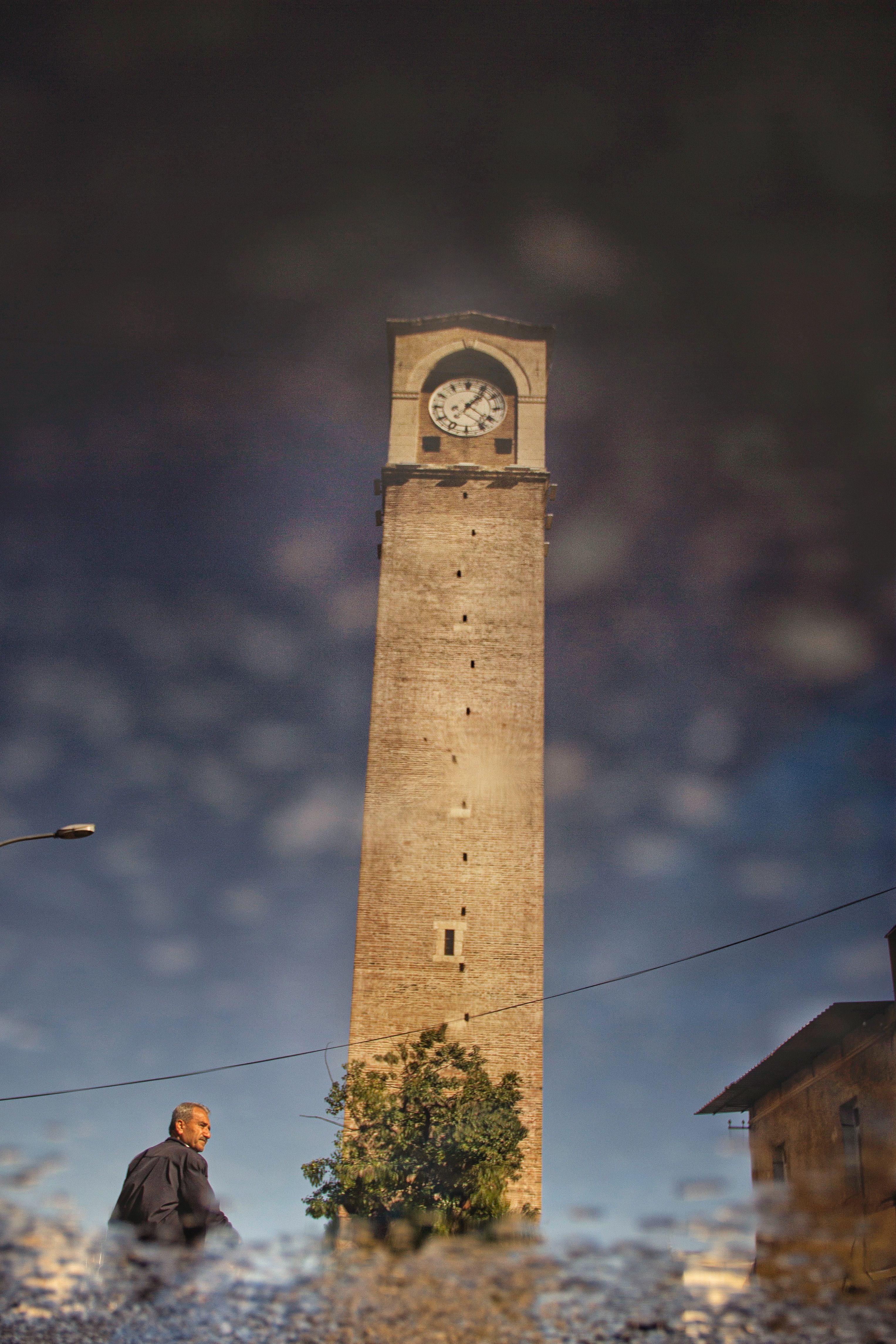 Reflection of Historic Clock Tower at Dusk · Free Stock Photo