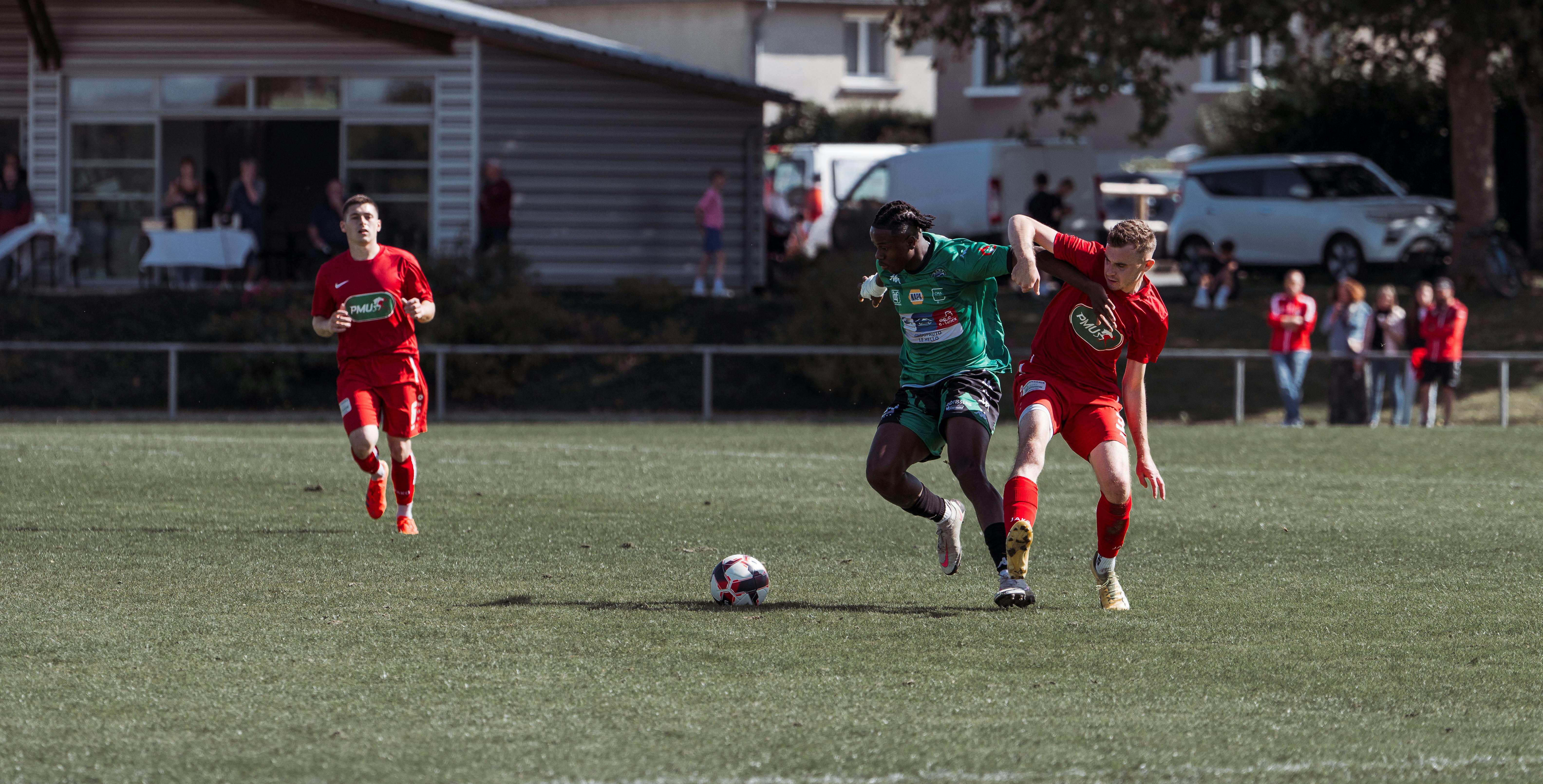 Intense Local Soccer Match in France · Free Stock Photo