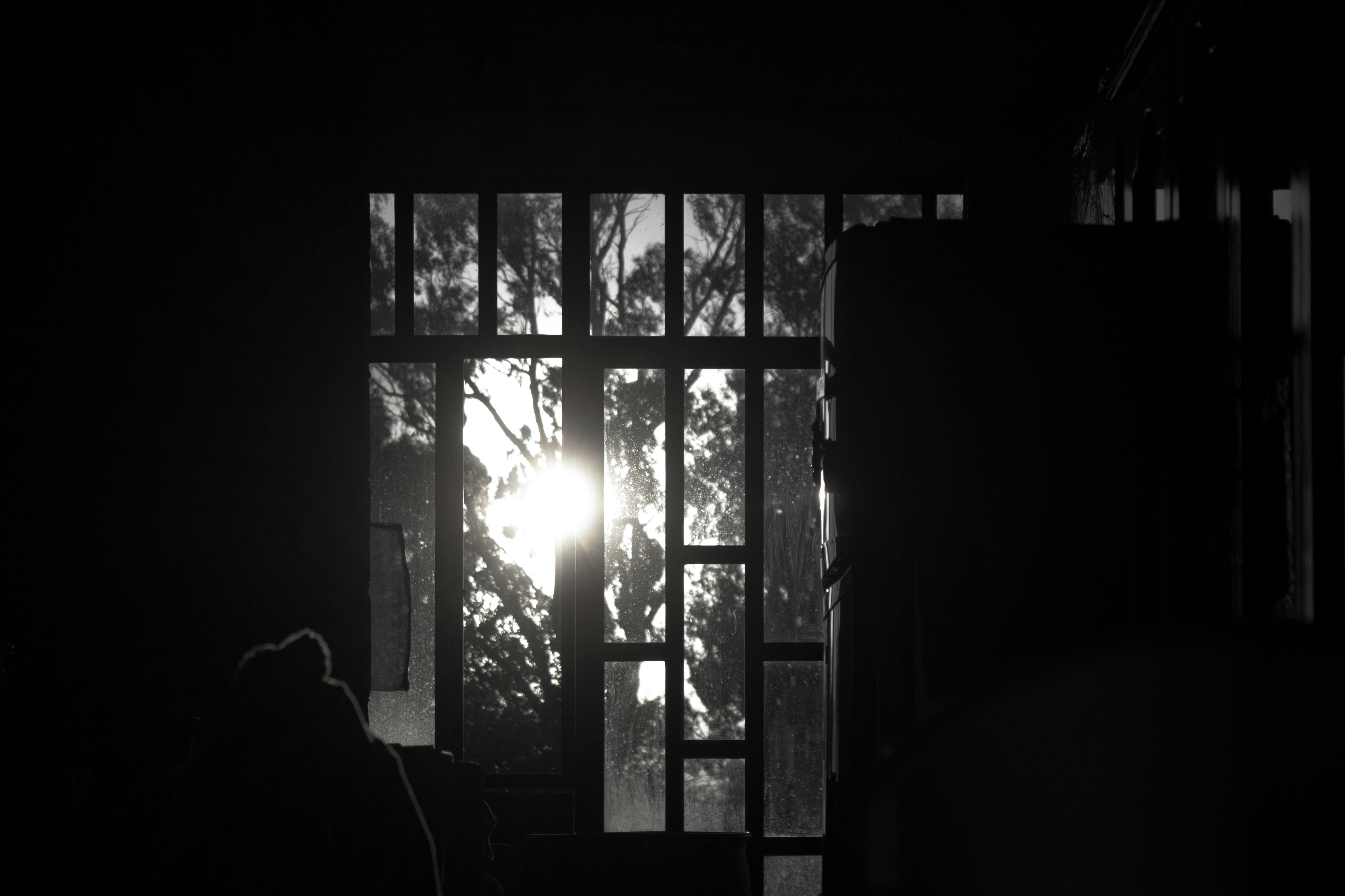 Dramatic Sunset Through Vintage Window in Mexico · Free Stock Photo