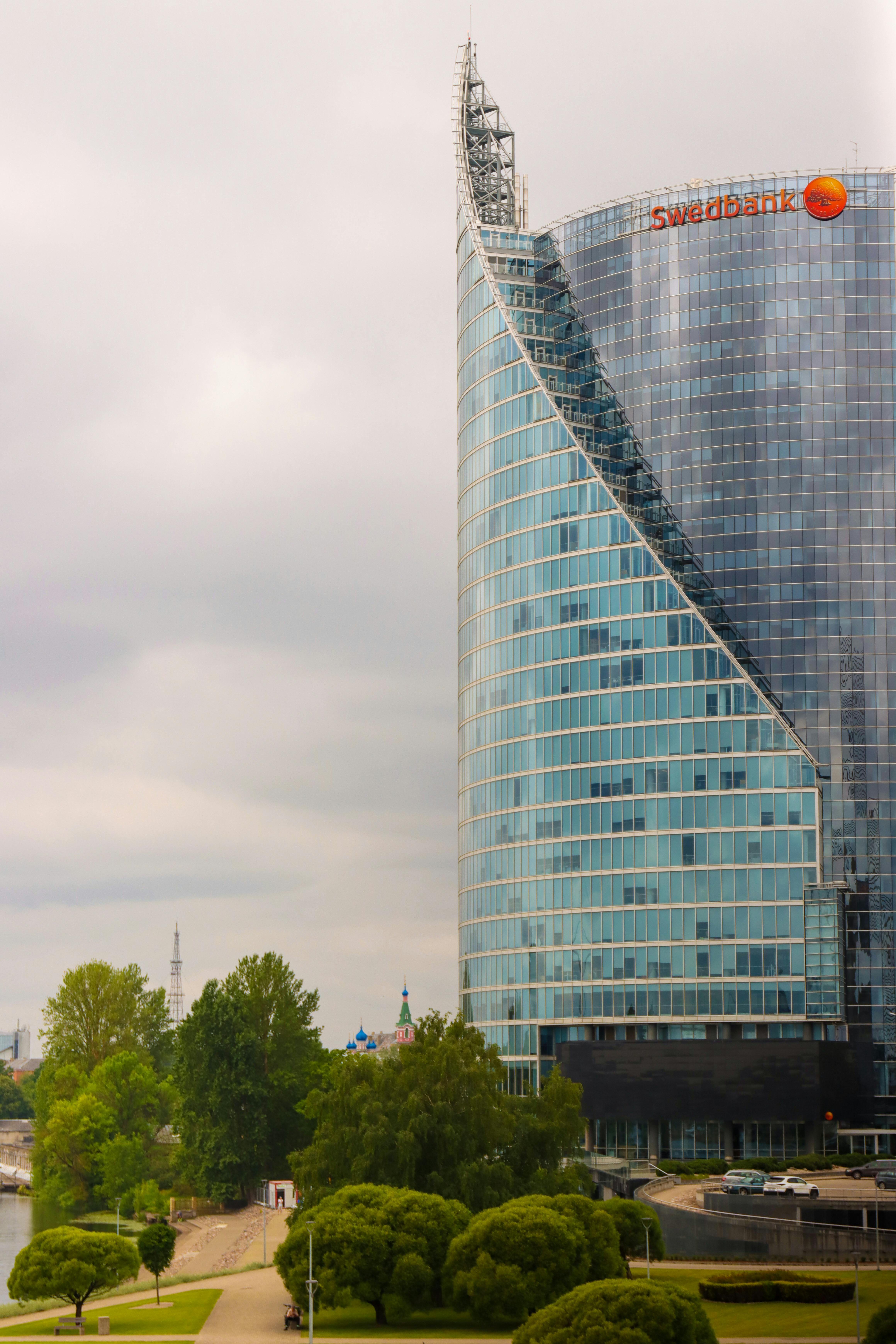 Modern Swedbank Building in Riga, Latvia · Free Stock Photo