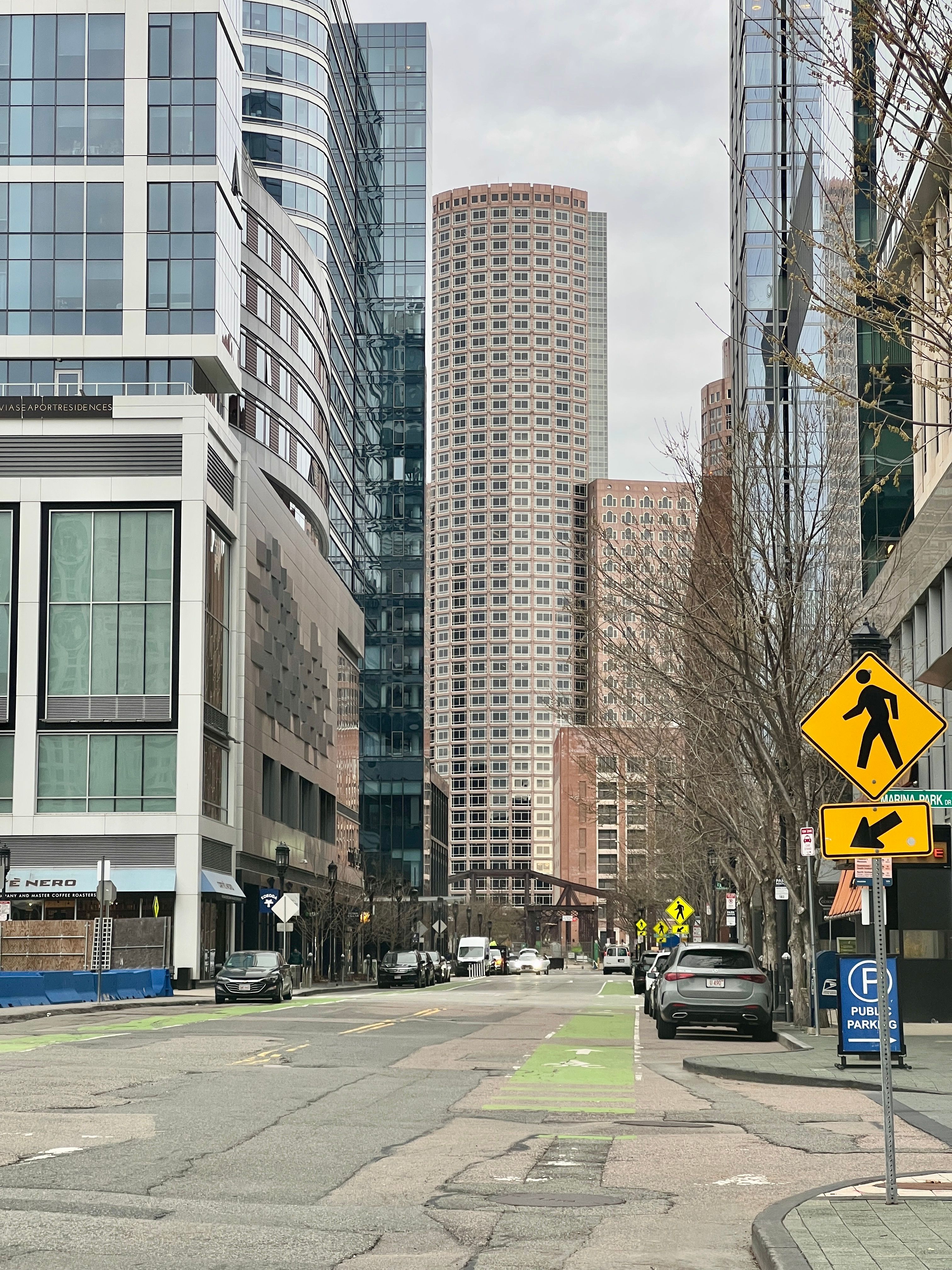 Urban Cityscape with Modern High-Rises in Boston · Free Stock Photo