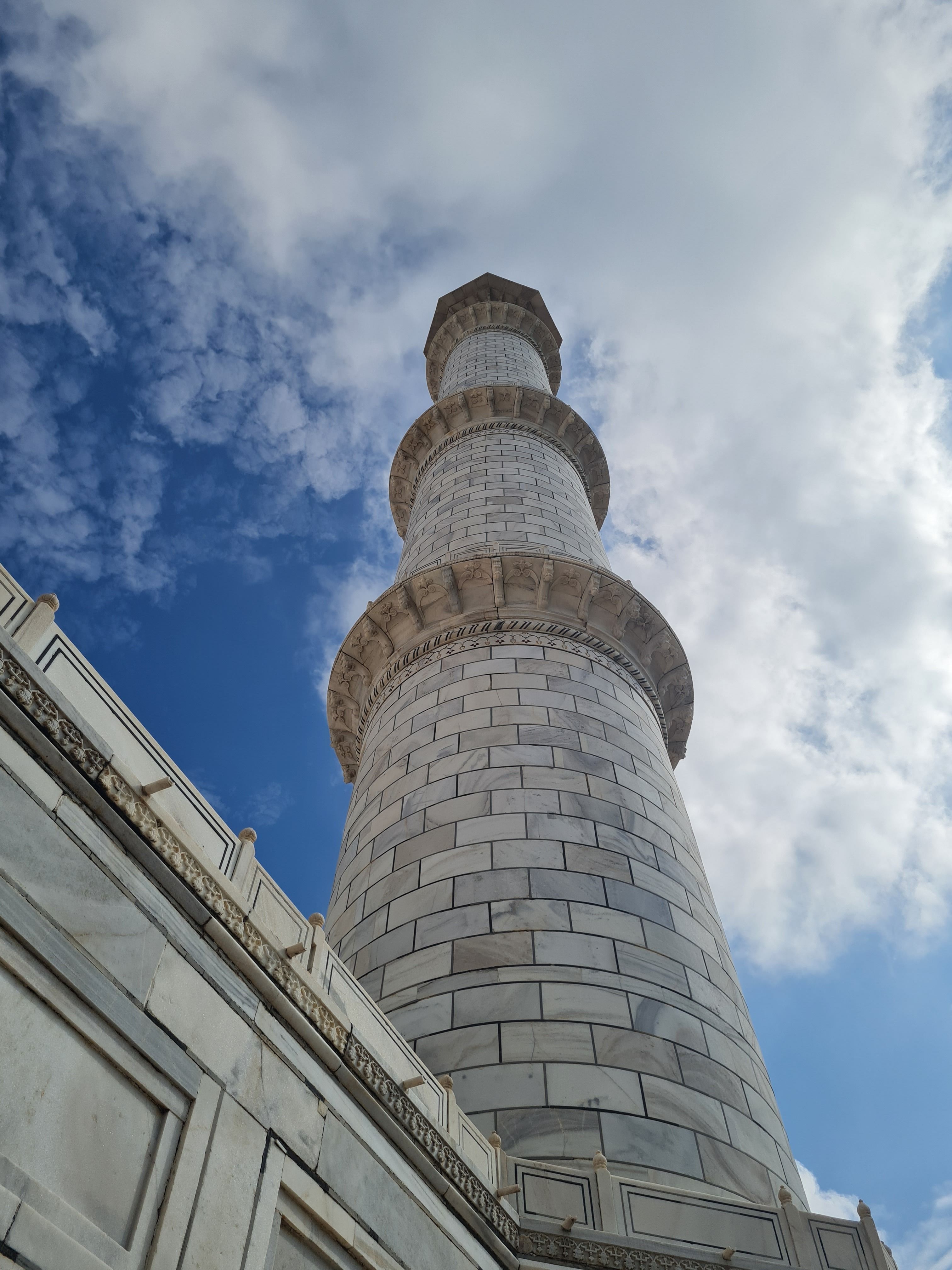Majestic Marble Tower Reaching Skyward · Free Stock Photo