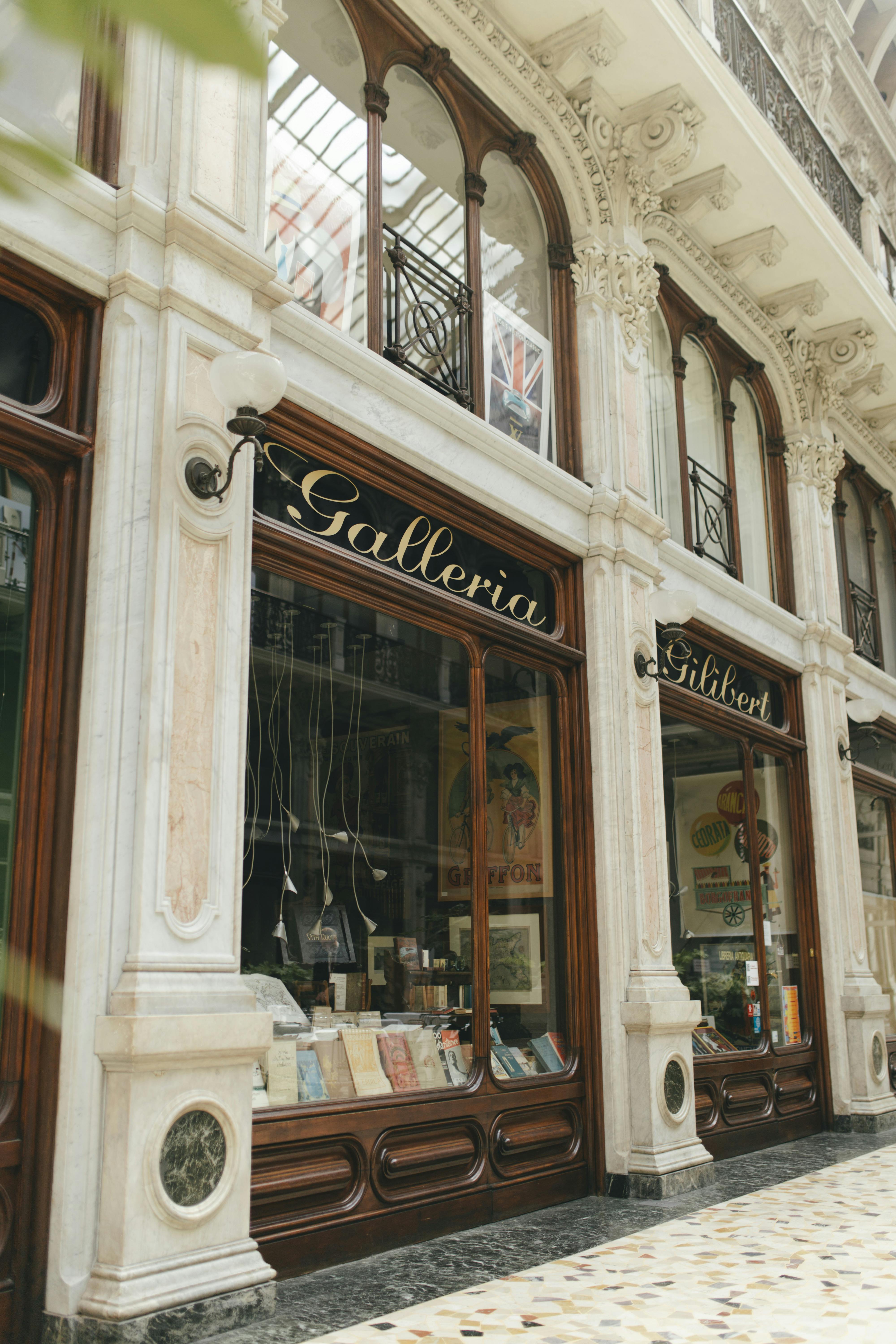Elegant Historic Bookstore Exterior with Classical Architecture · Free ...