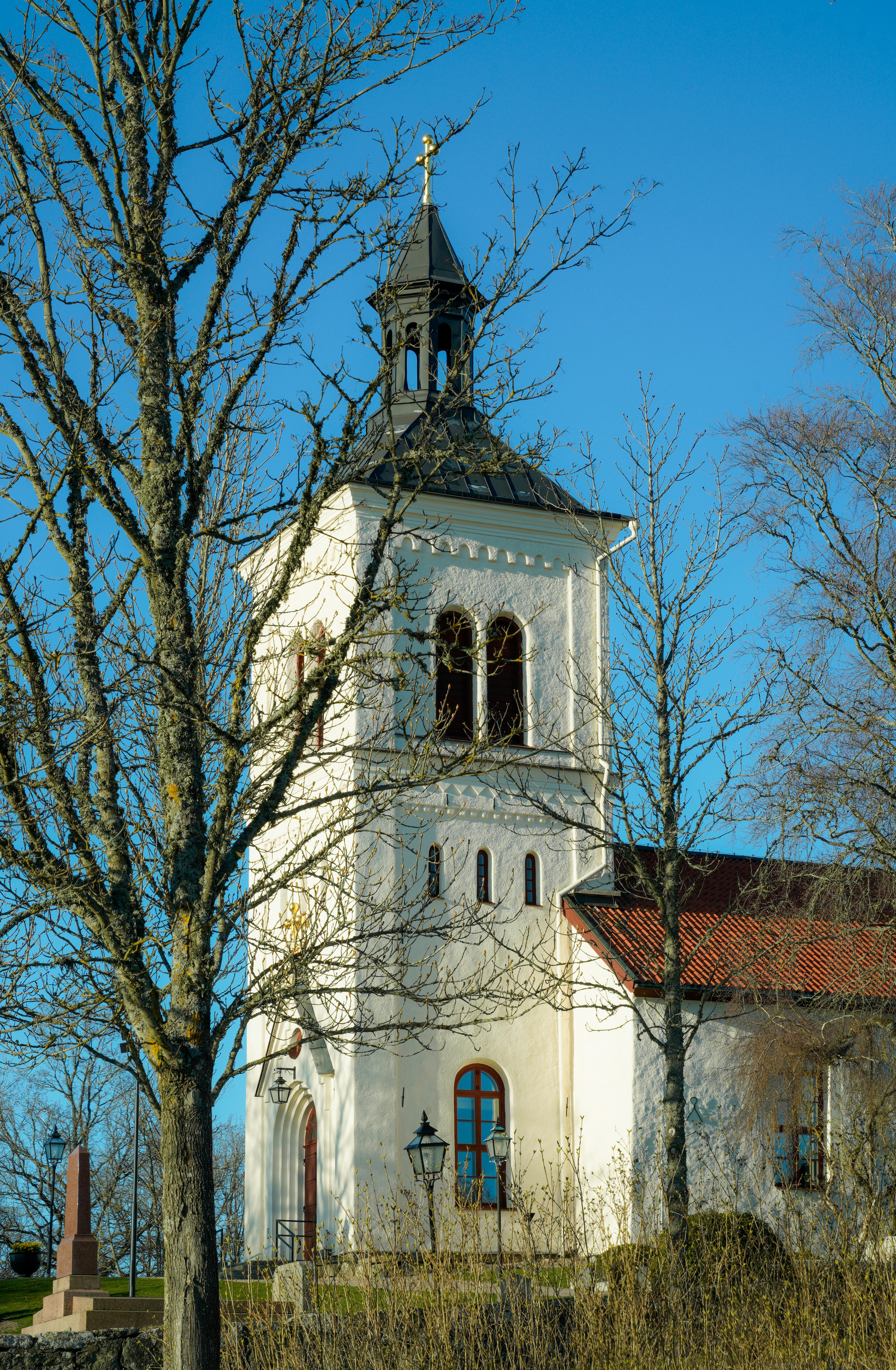Historic Church Tower in Jonkoping County · Free Stock Photo
