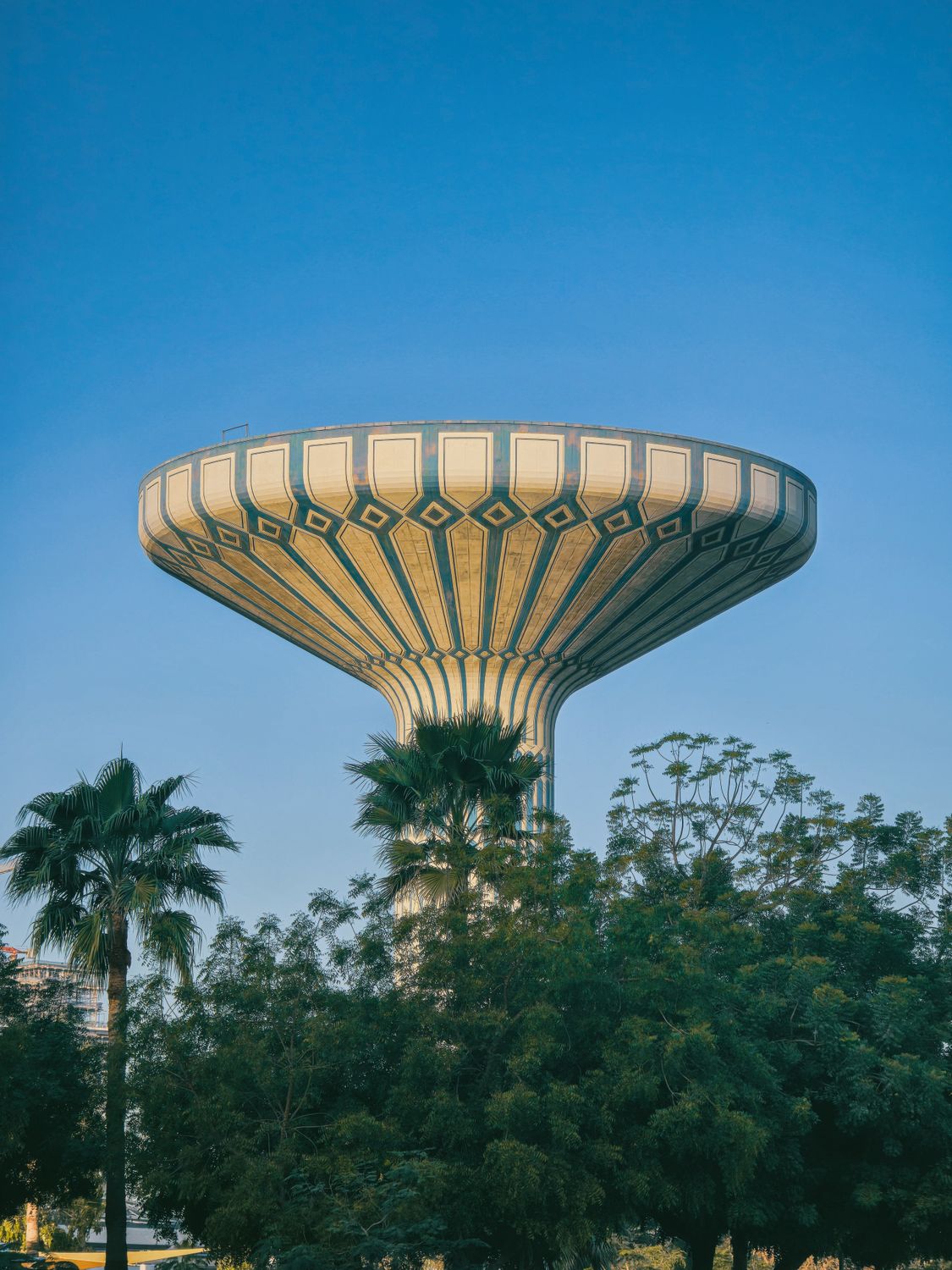 Iconic Water Tower in Dubai Skyline · Free Stock Photo