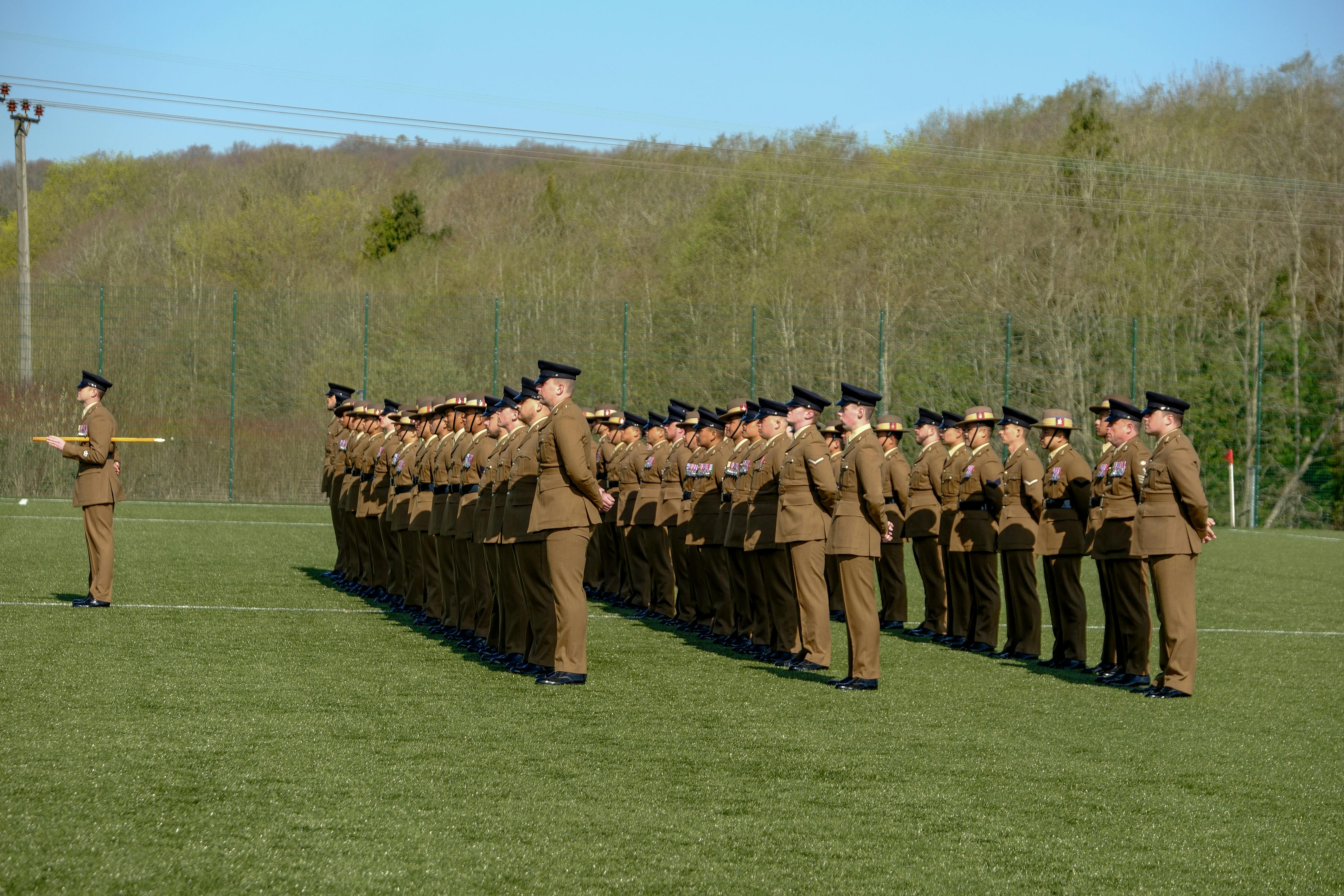 Military Ceremony at Perham Down England · Free Stock Photo