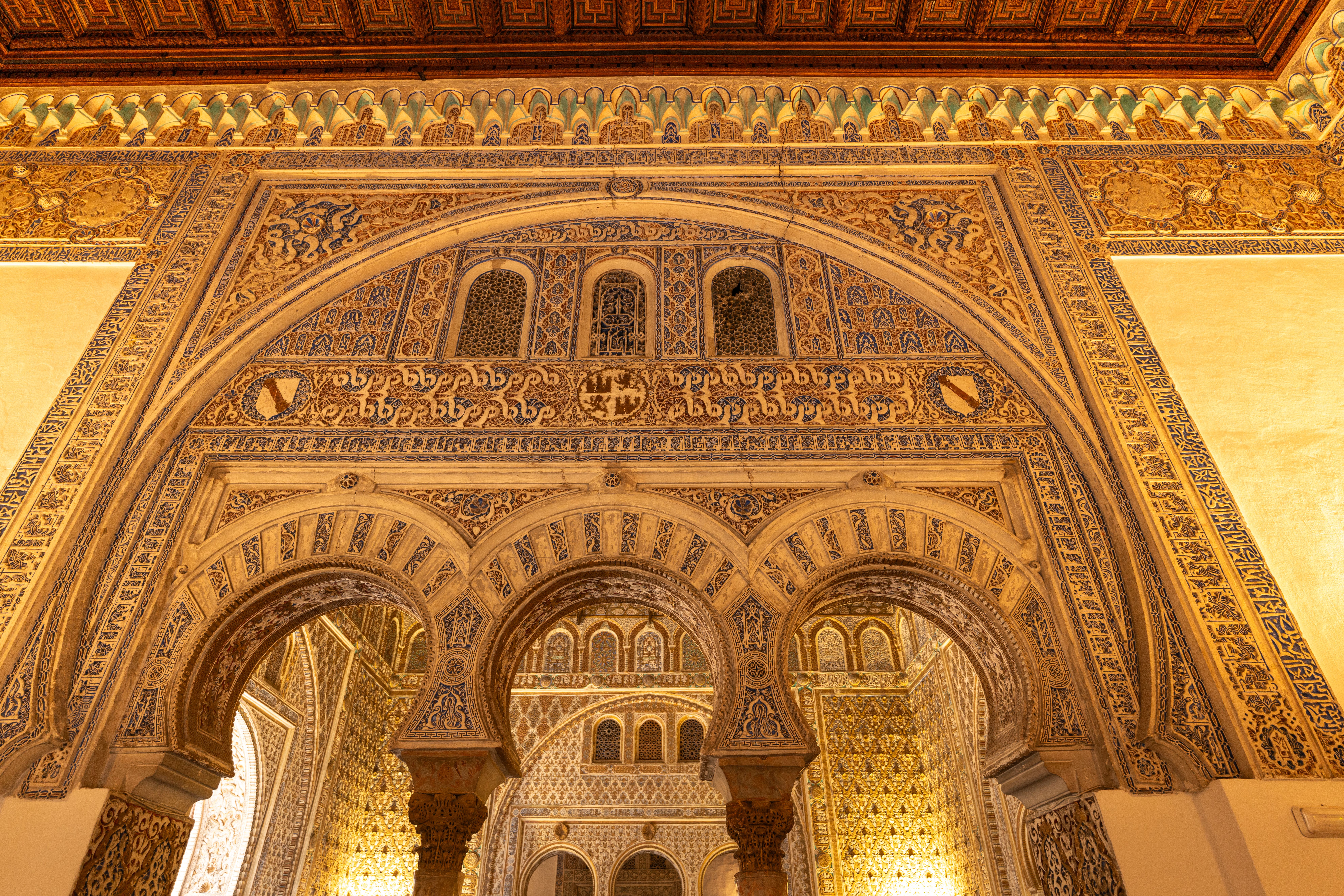 Intricate Interior of Alcazar in Seville · Free Stock Photo