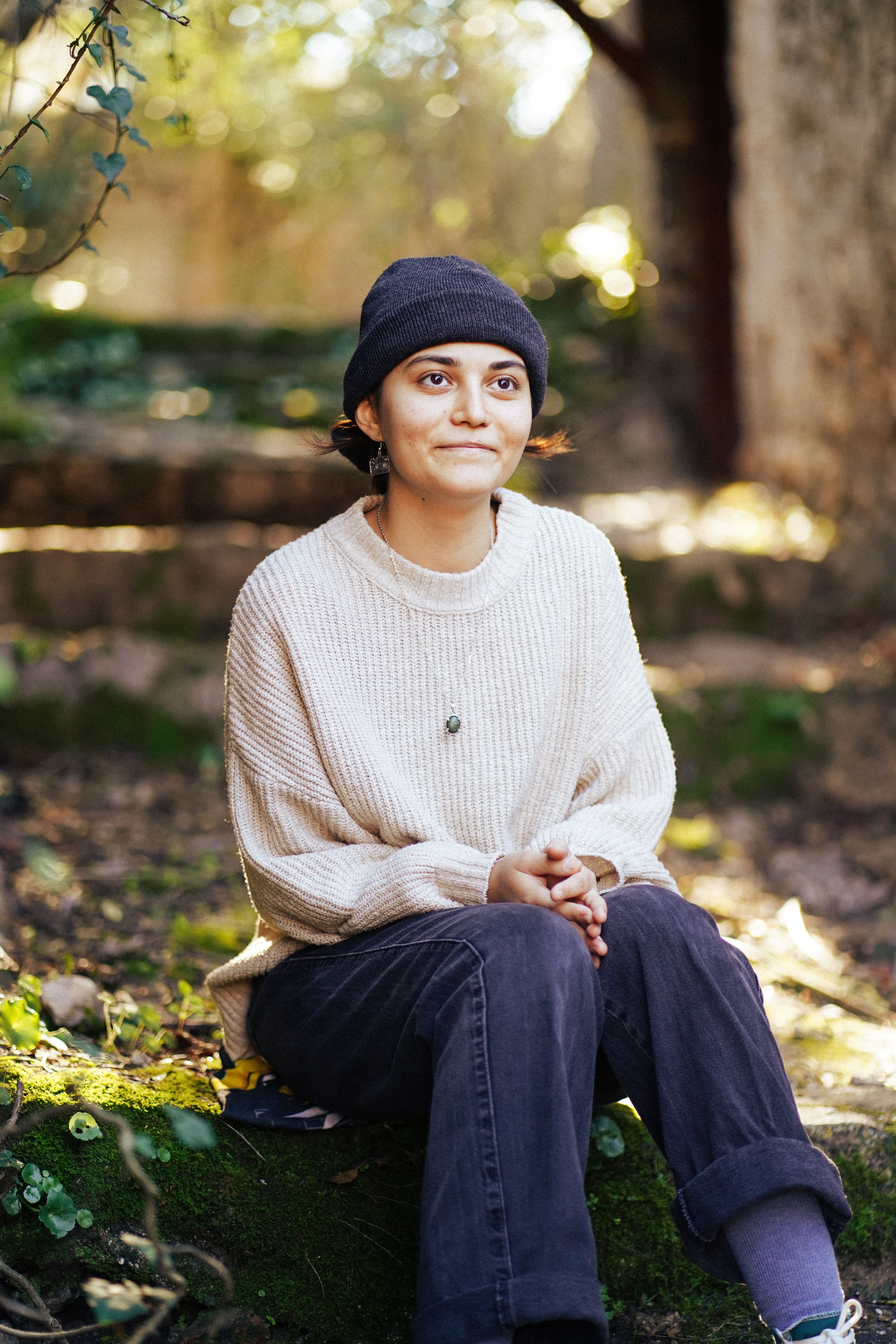 Casual Outdoor Portrait with Natural Lighting · Free Stock Photo