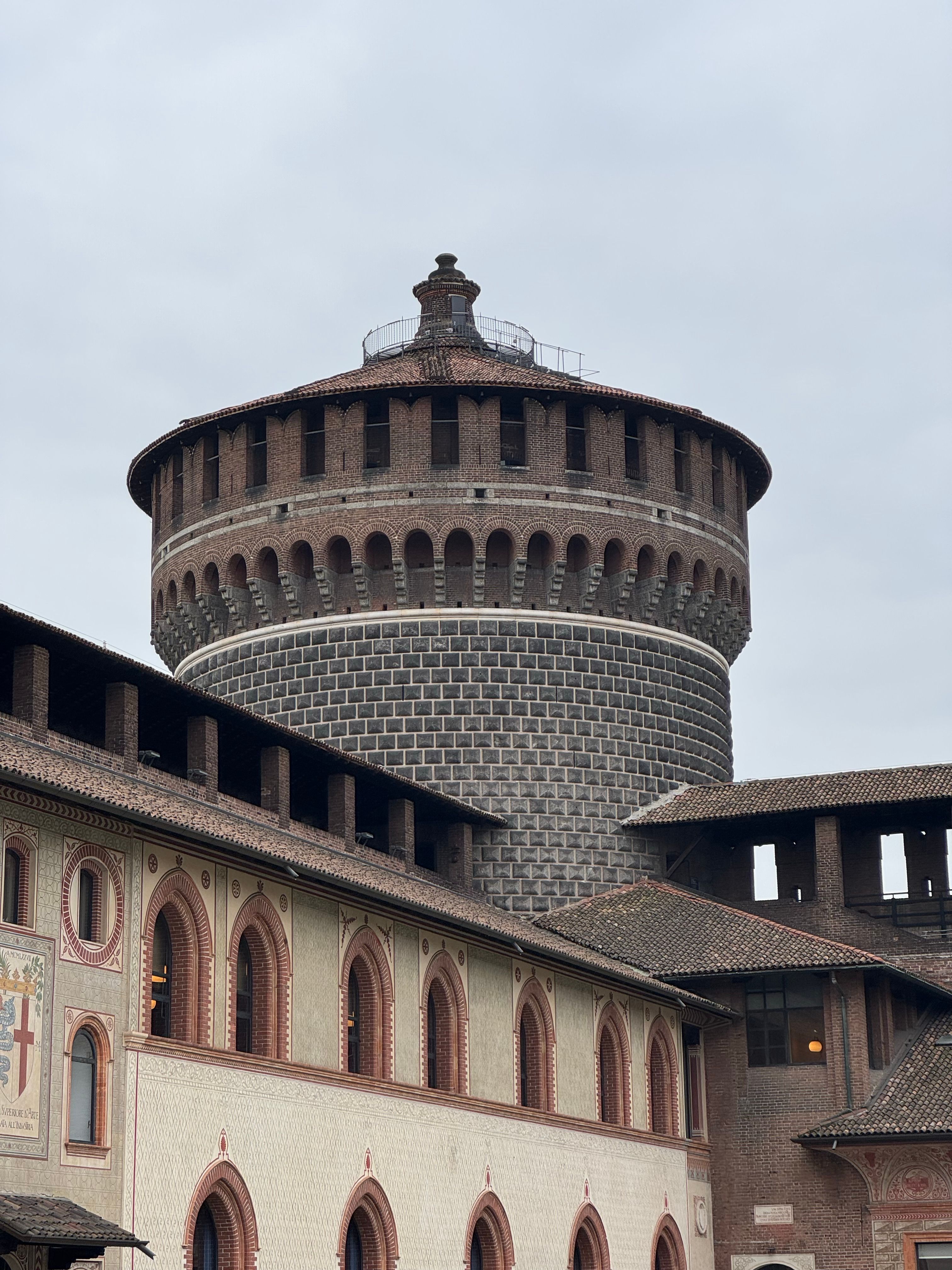 Sforza Castle Torre del Filarete in Milan · Free Stock Photo