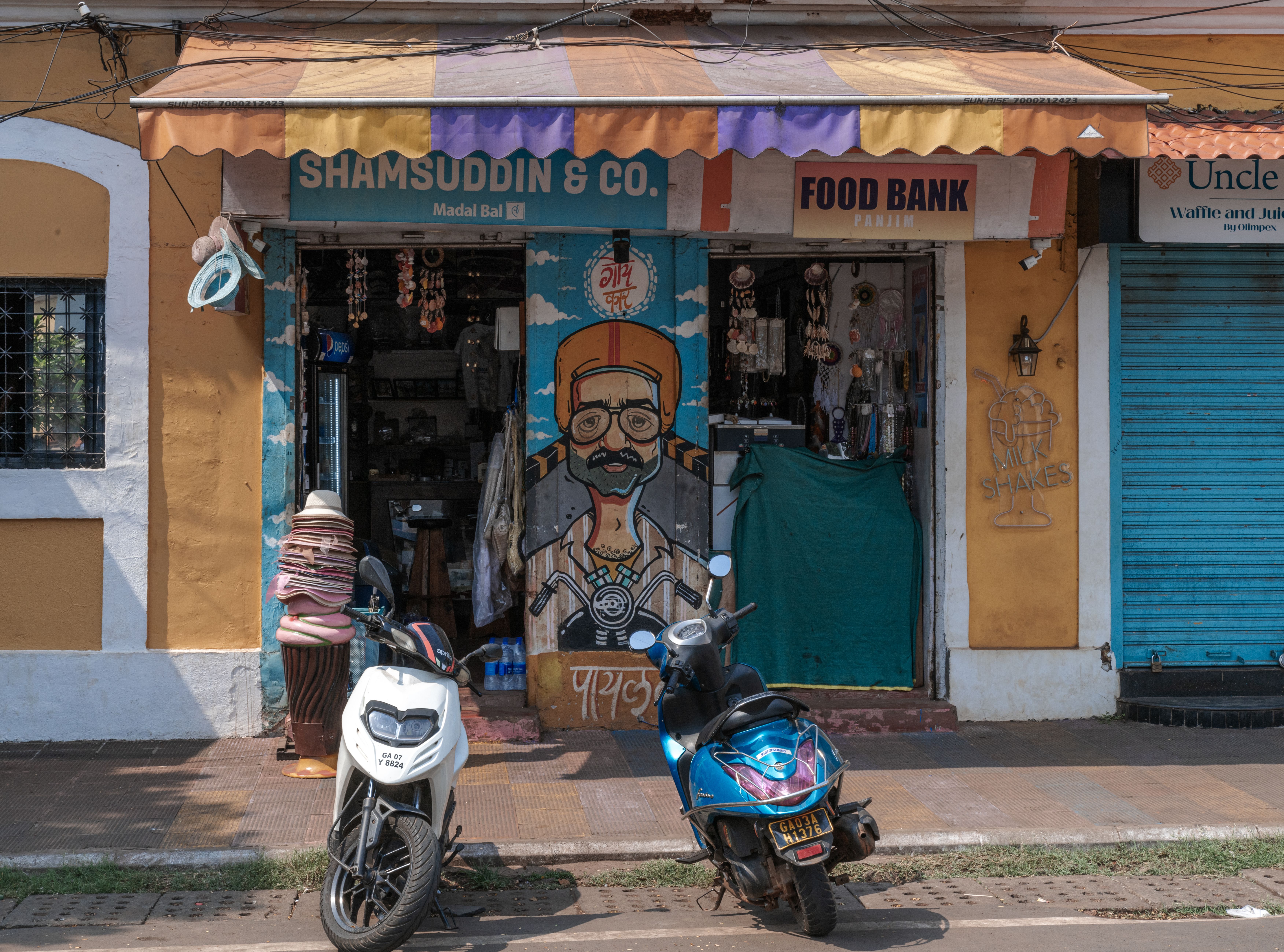 Colorful Street Scene in Panaji Goa India · Free Stock Photo
