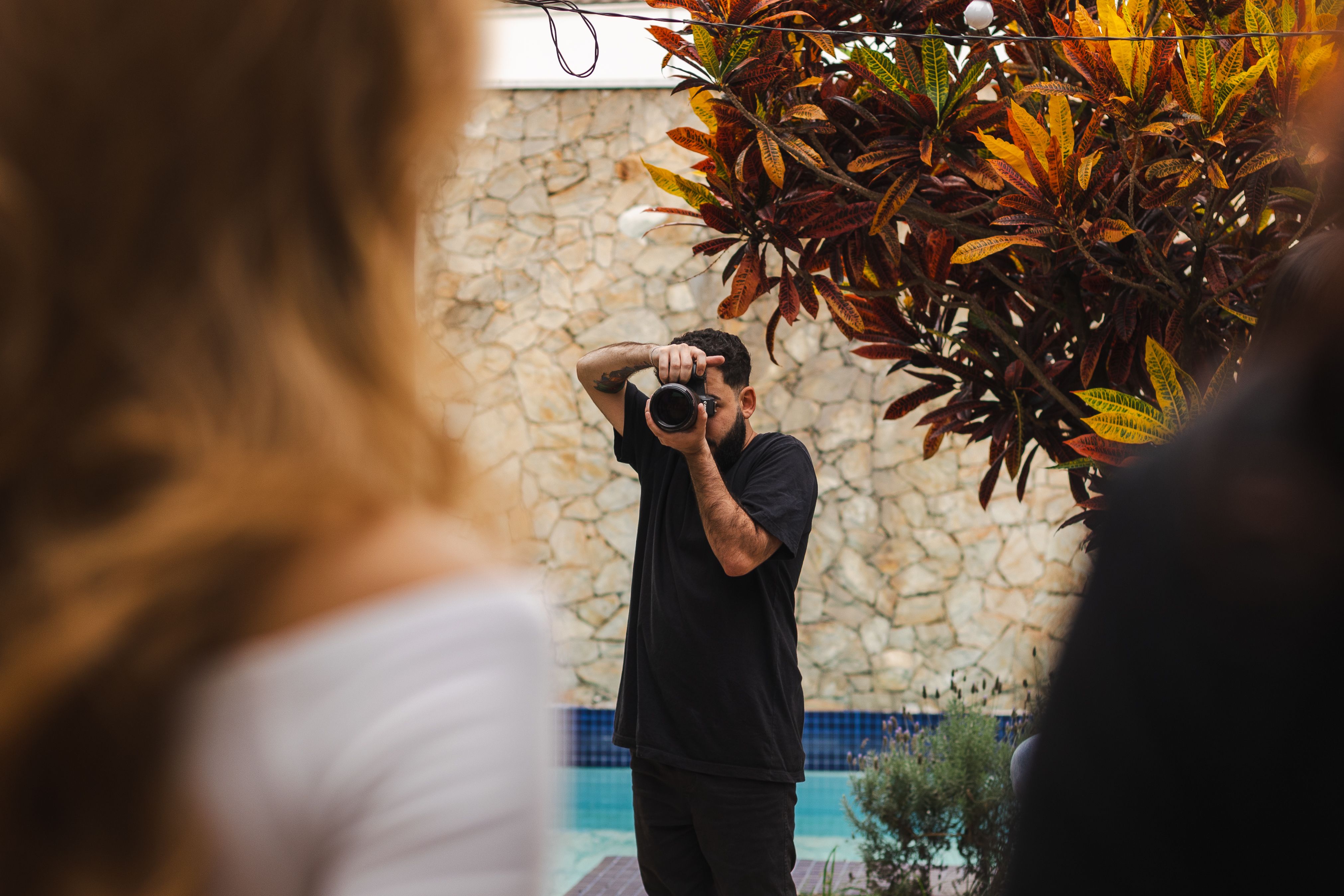 Photographer Capturing Behind the Scenes Outdoors · Free Stock Photo