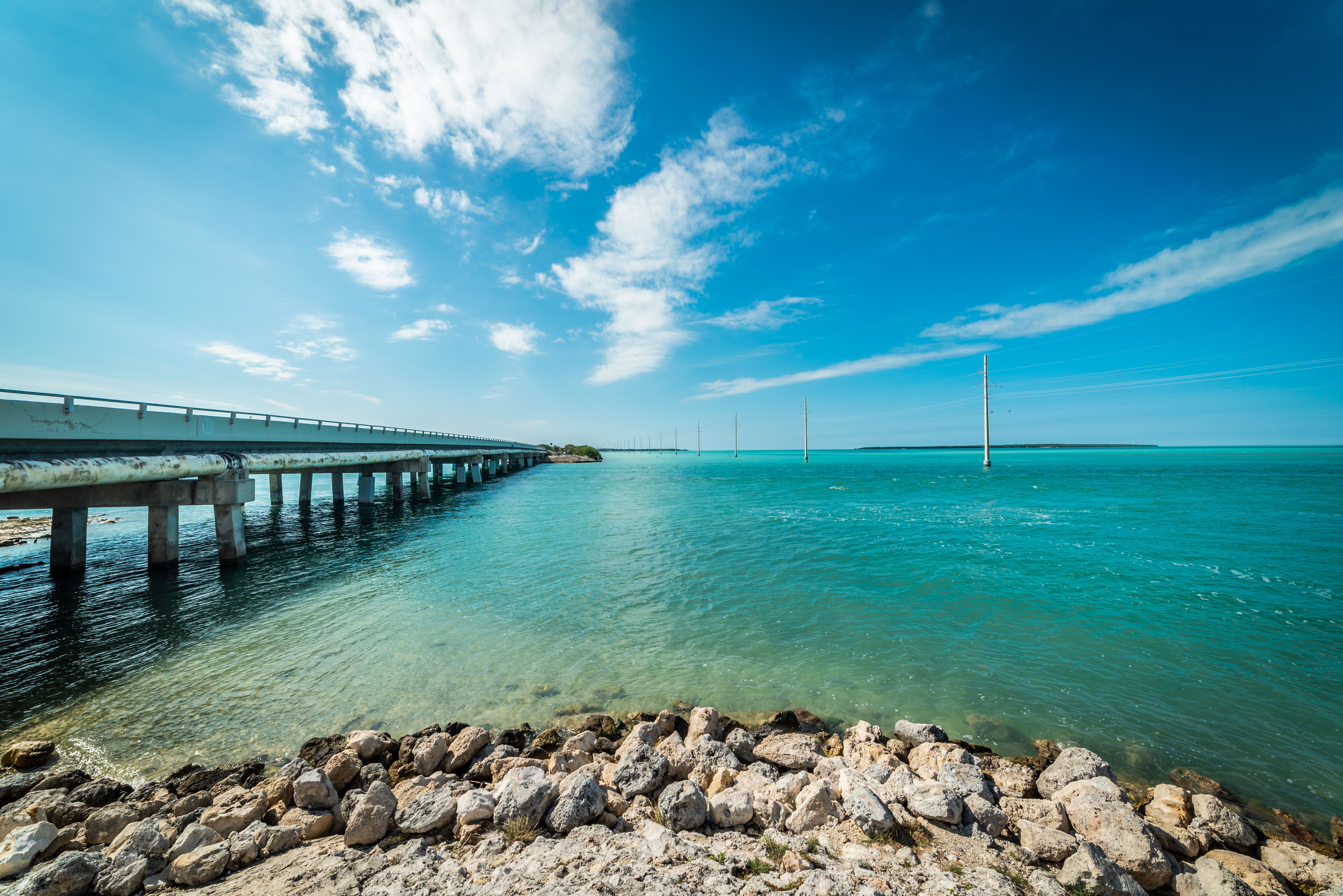 Stunning Ocean View at Florida Keys Bridge · Free Stock Photo