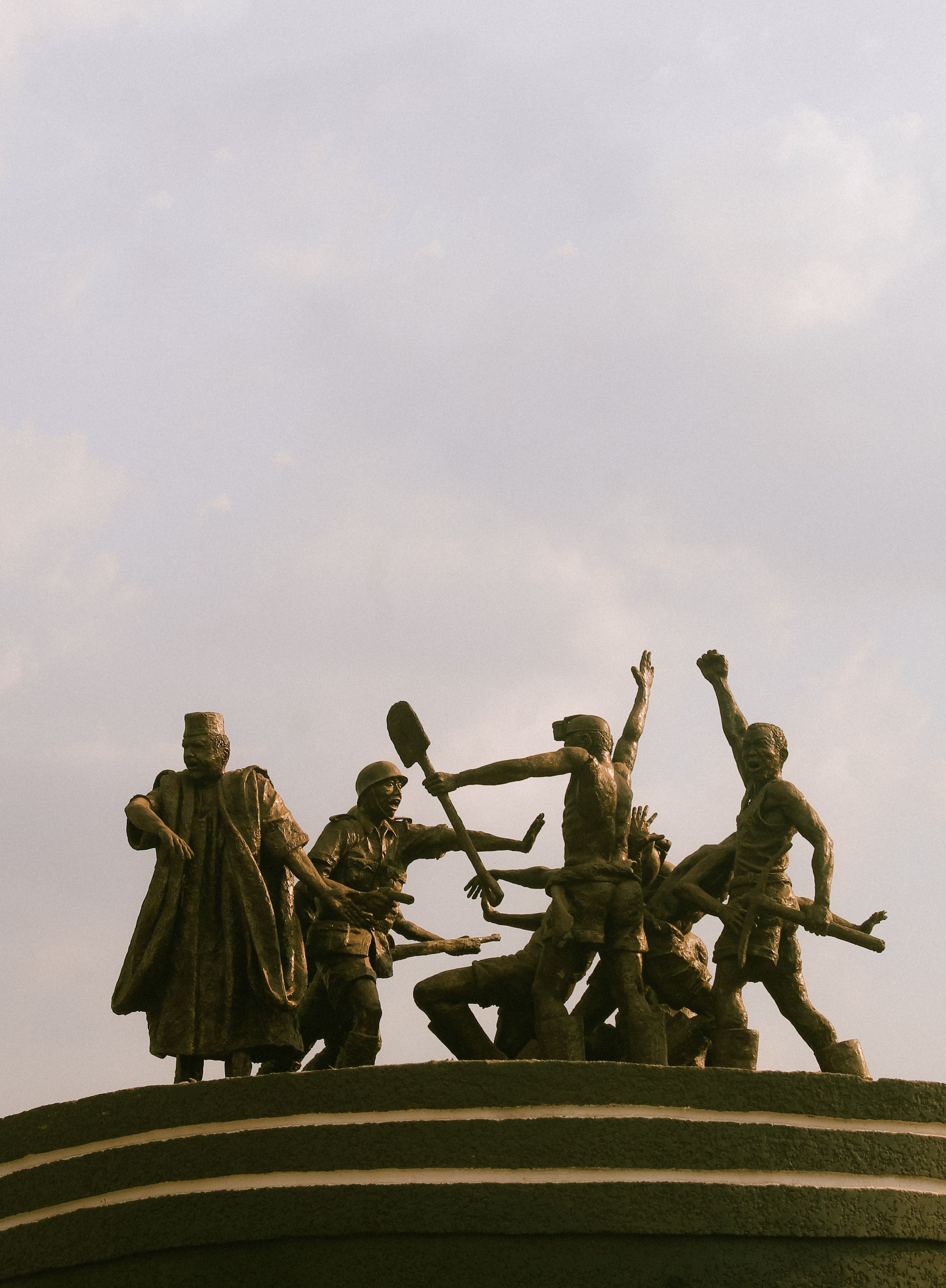 Bronze Monument of History Figures in Enugu · Free Stock Photo