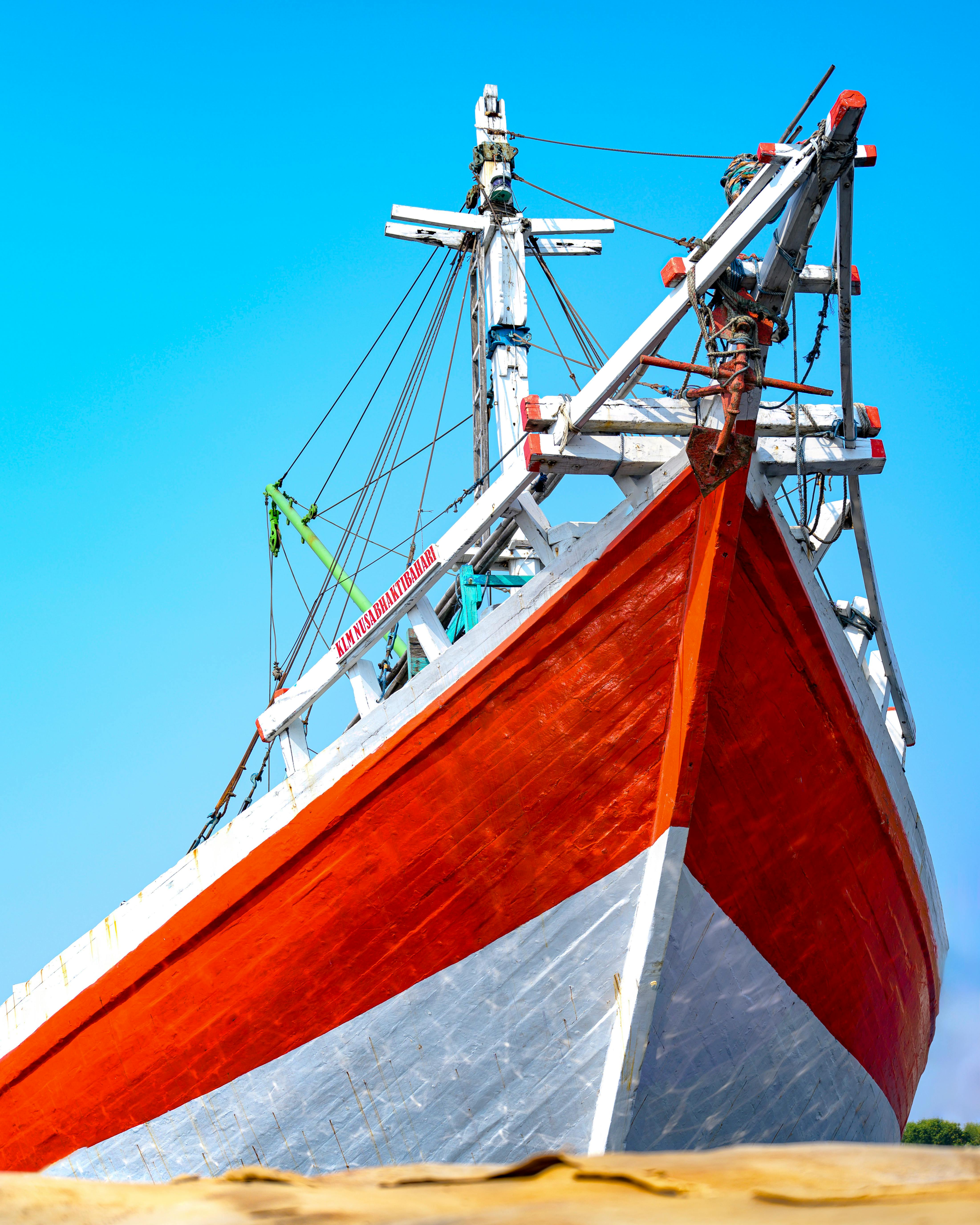 Traditional Phinisi Ship at Sunda Kelapa Harbor · Free Stock Photo