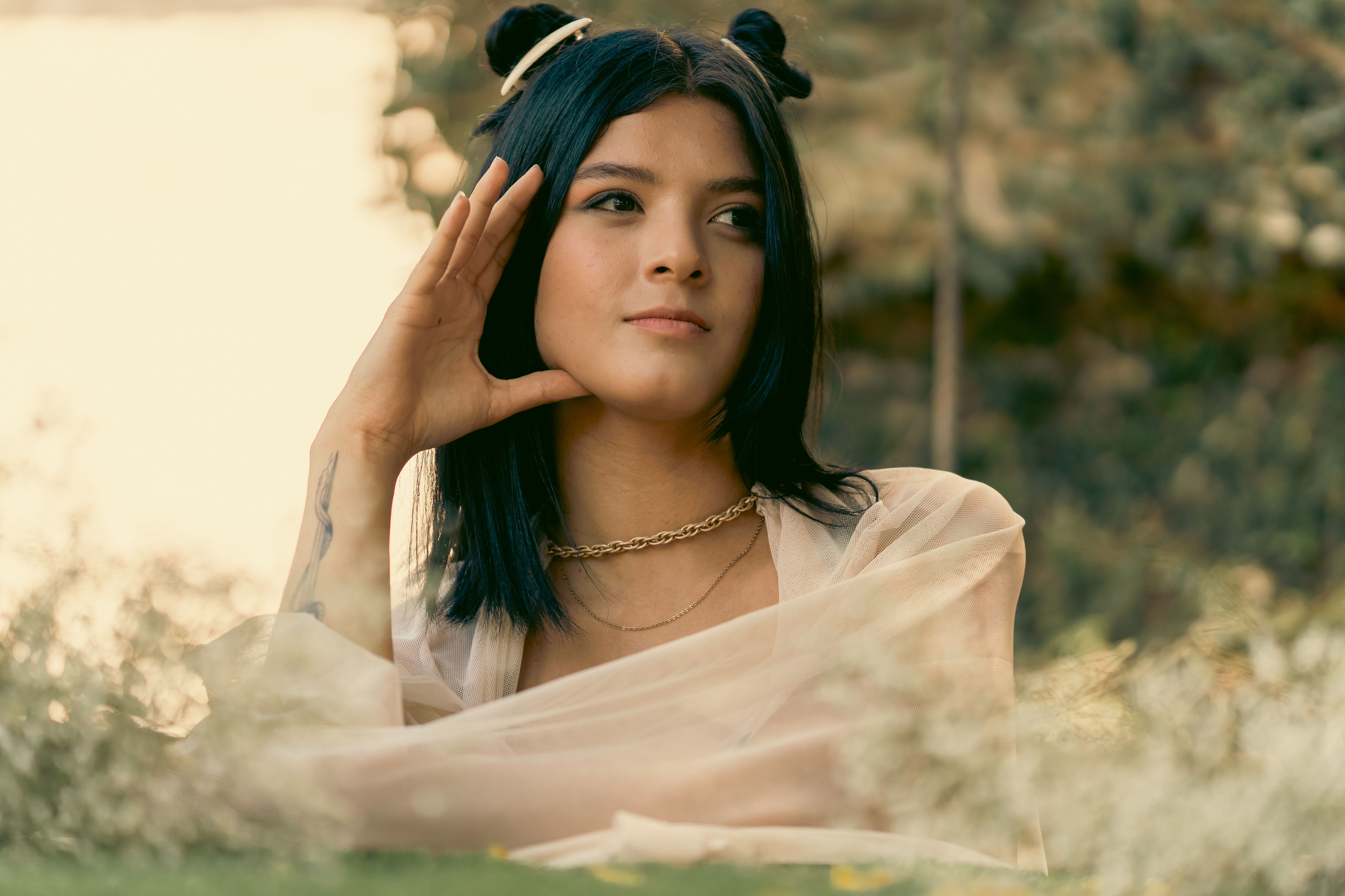 Portrait of a Young Woman Outdoors in Leon, Mexico · Free Stock Photo