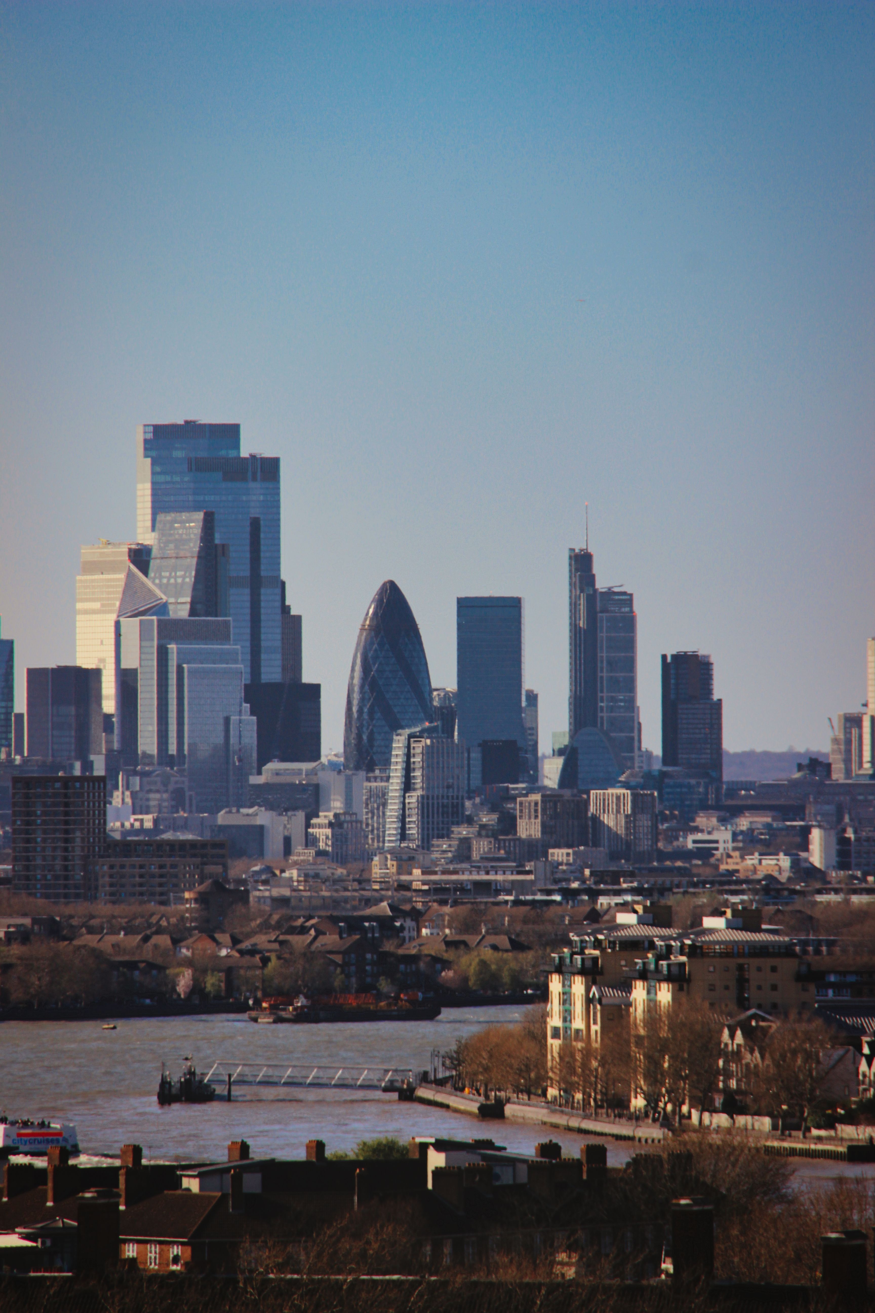 Stunning London Skyline Featuring Iconic Buildings · Free Stock Photo