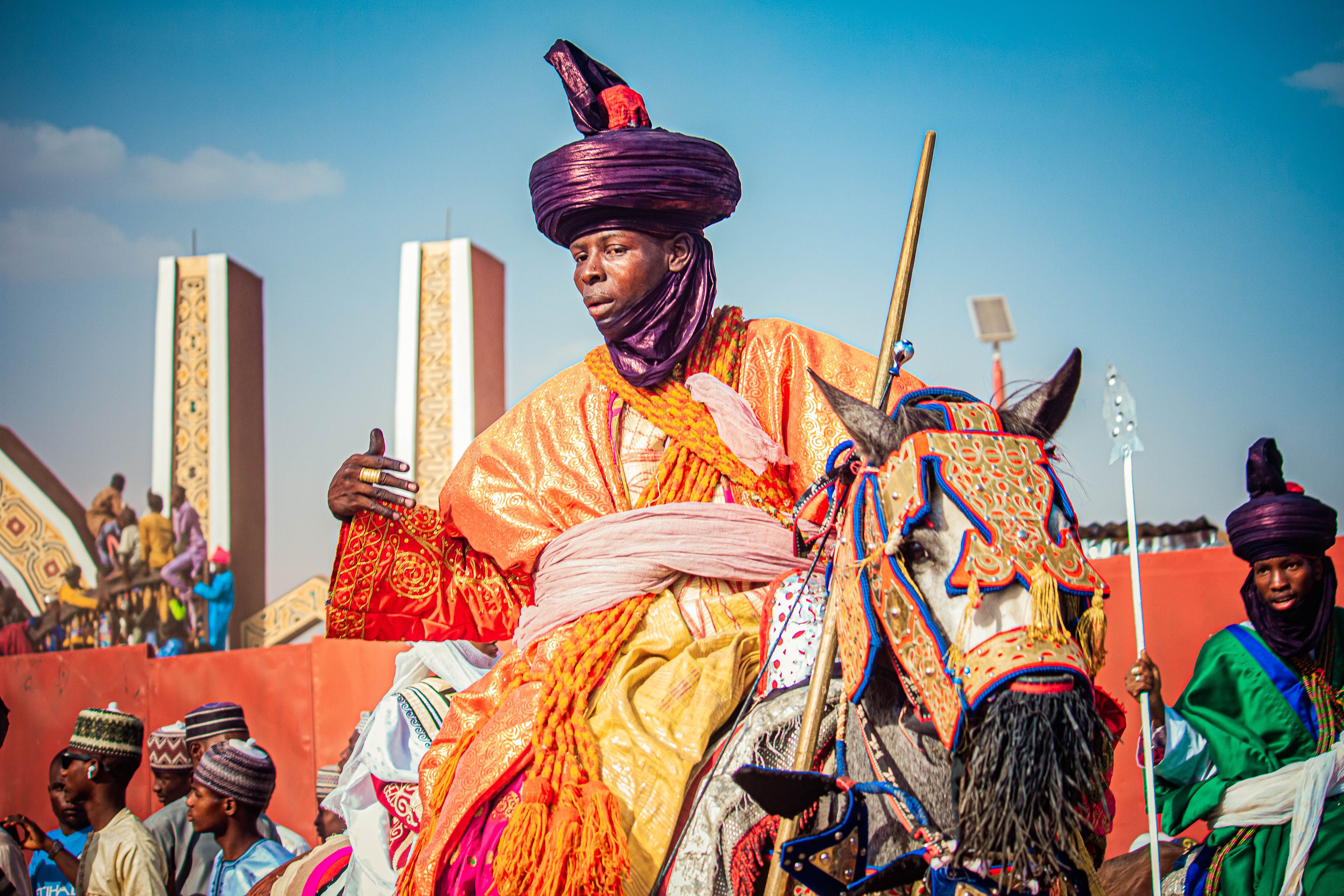 Traditional Nigerian Cultural Celebration Scene · Free Stock Photo