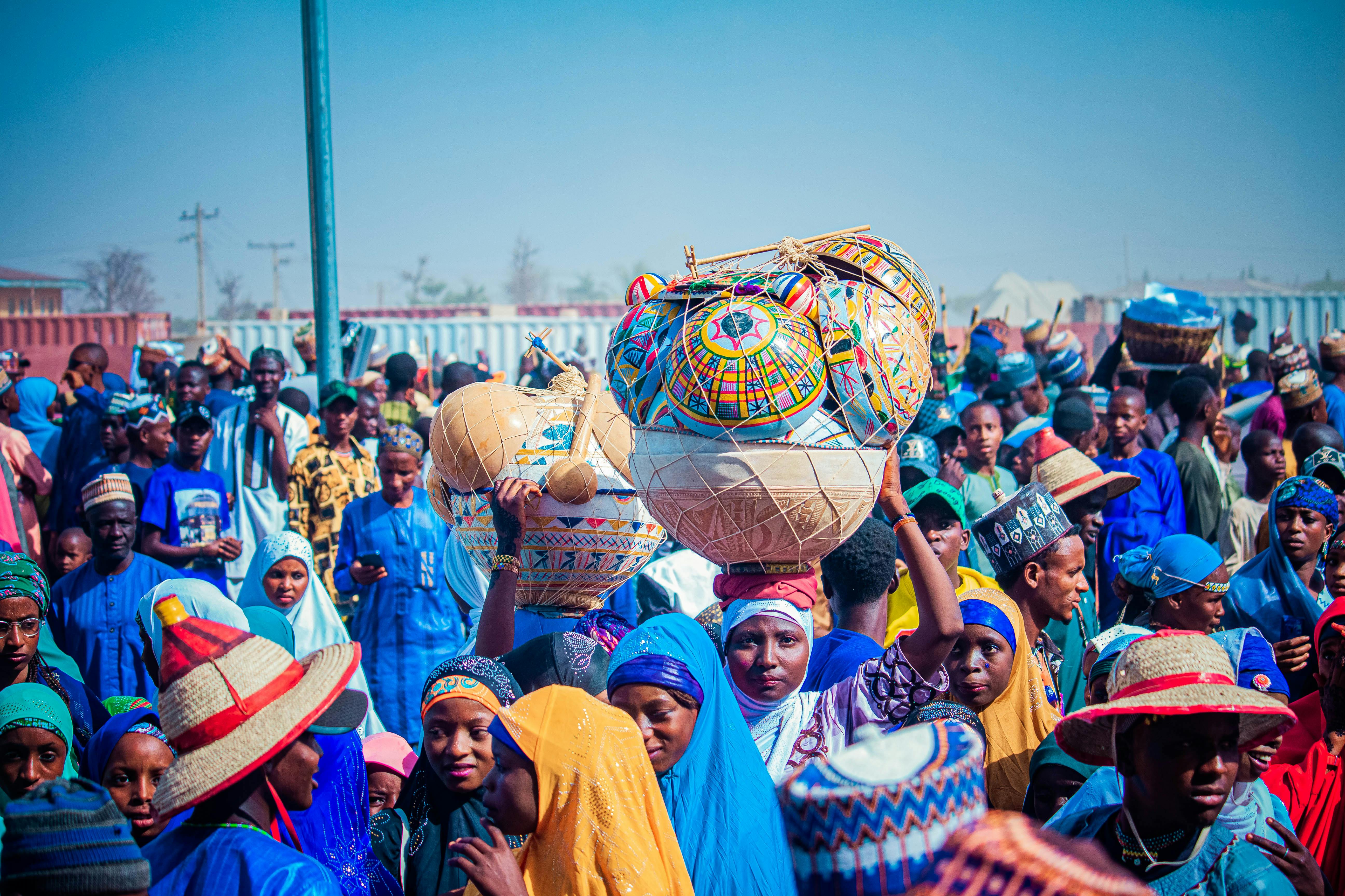 Colorful Cultural Festival in Nigeria · Free Stock Photo
