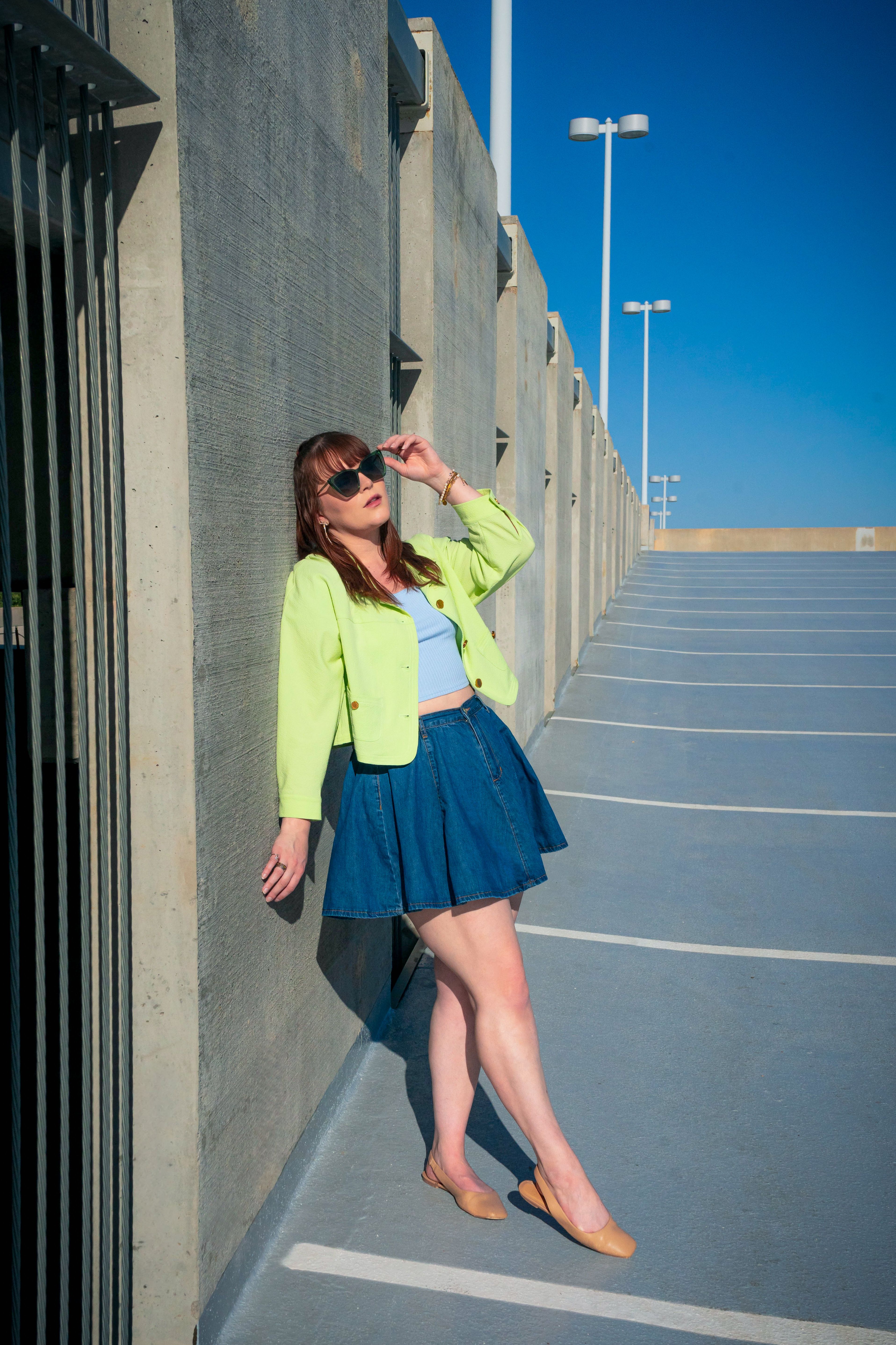 Spring Fashion Photoshoot in Urban Setting · Free Stock Photo