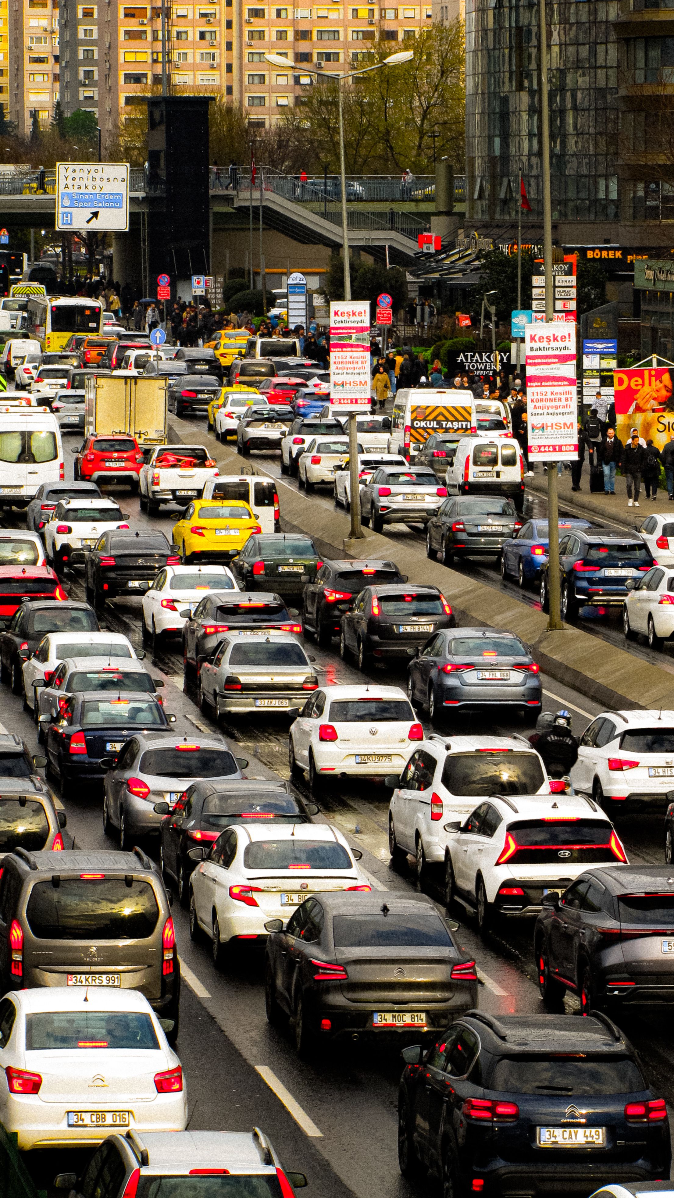 Cars Stuck on Traffic · Free Stock Photo