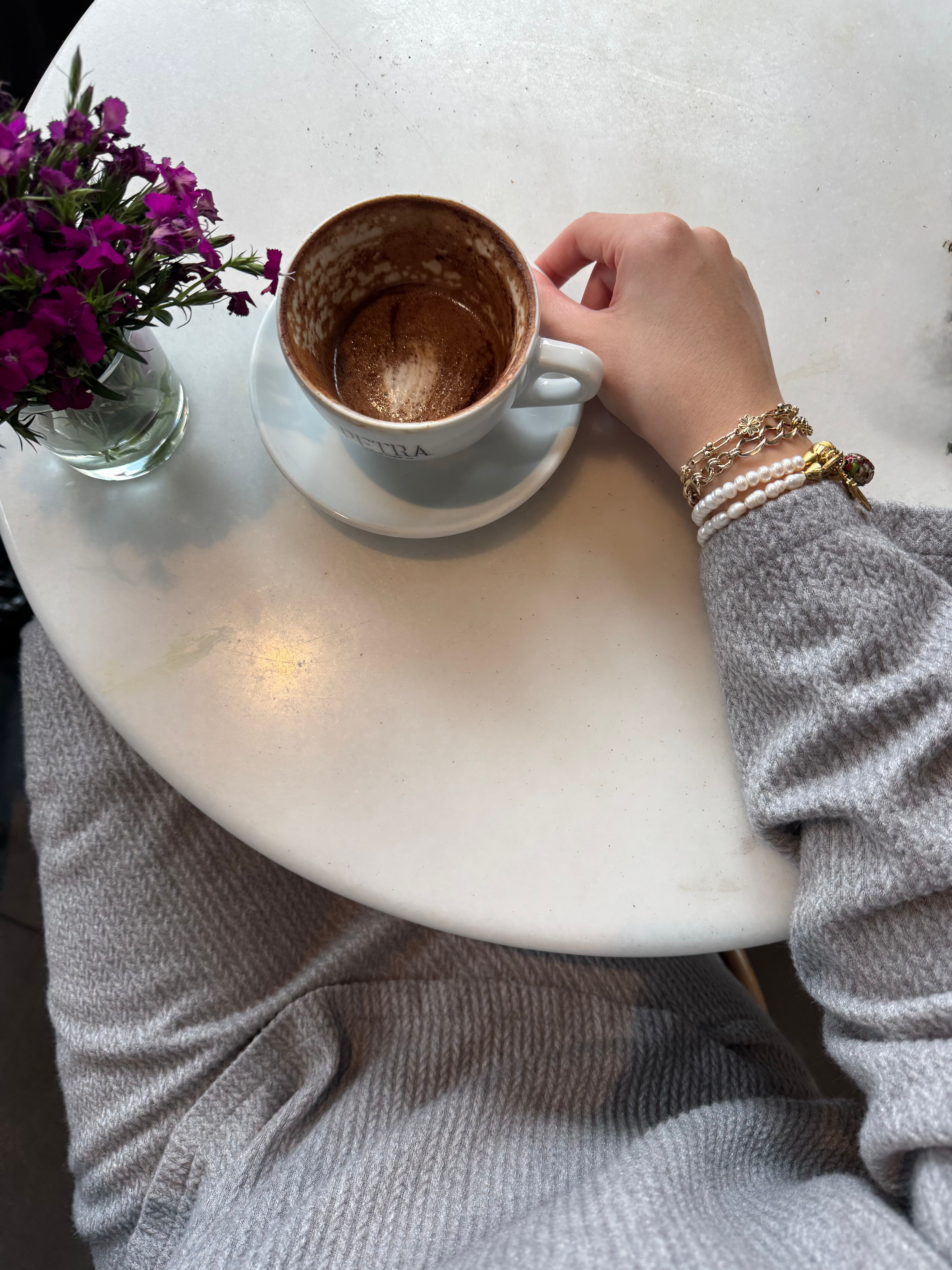 Relaxing Coffee Break at Cozy Cafe Table · Free Stock Photo