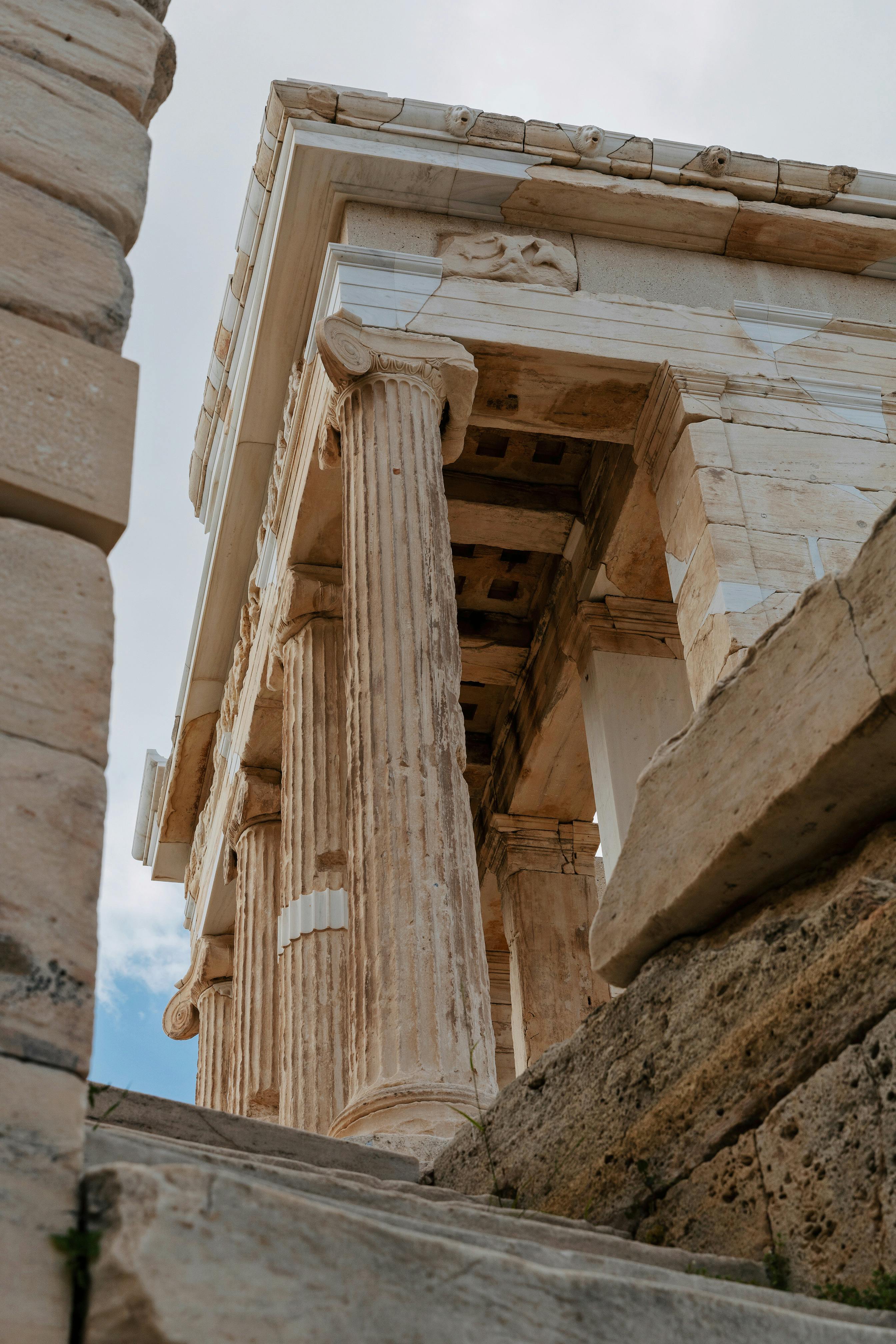 Ancient Greek Temple Architecture at Acropolis · Free Stock Photo