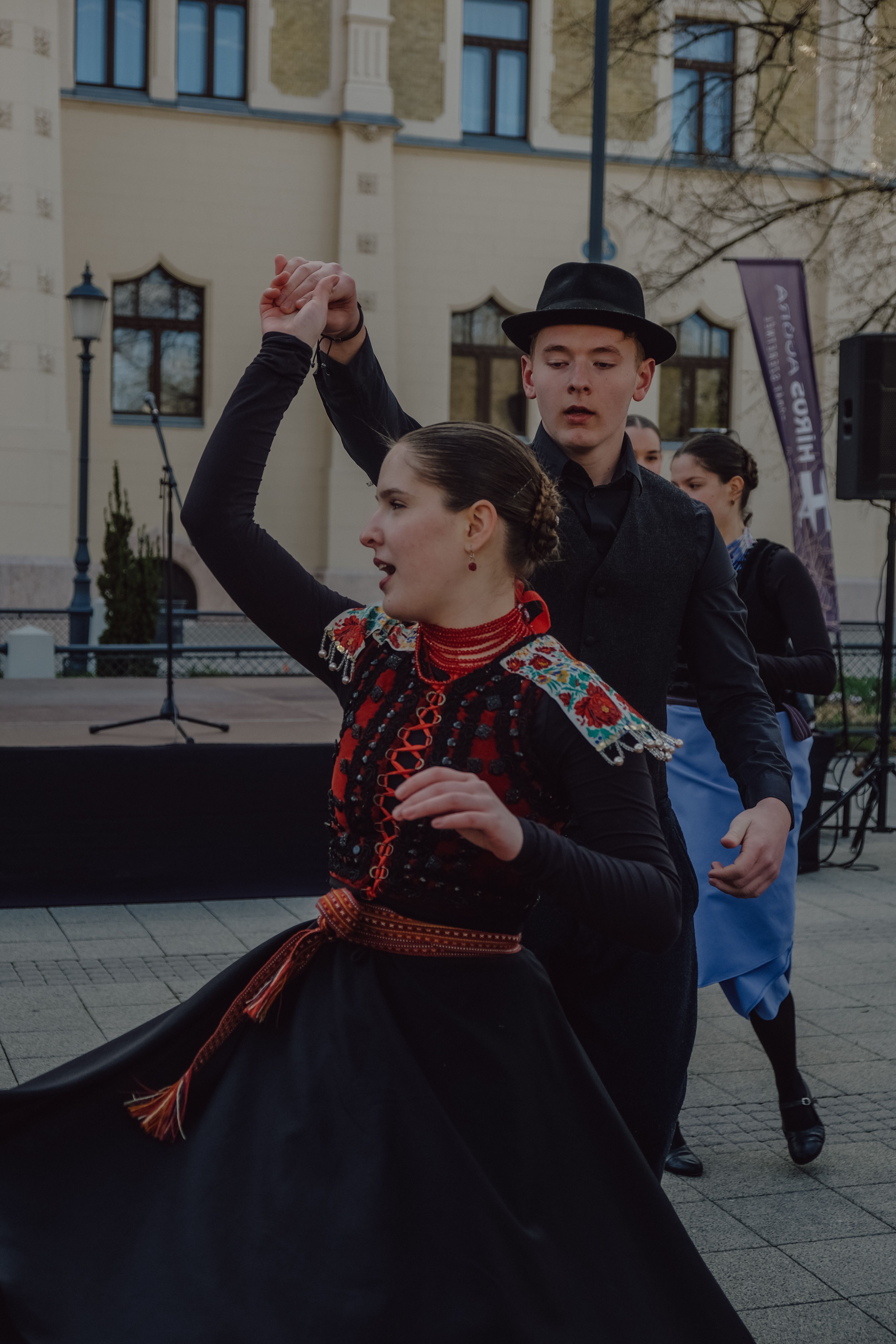 Traditional European Folk Dance Performance Outdoors · Free Stock Photo