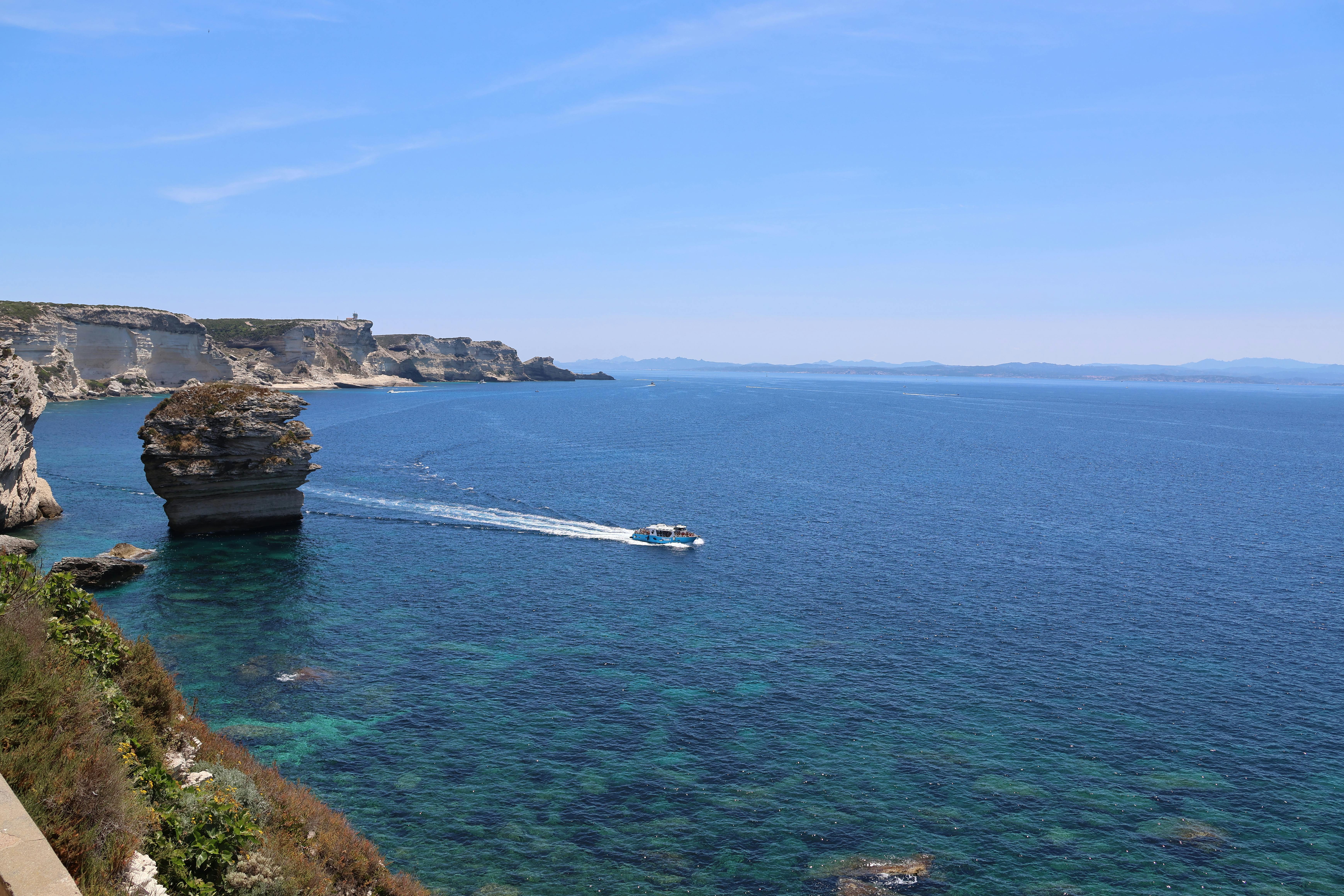 Stunning Cliffs of Bonifacio under a Clear Blue Sky · Free Stock Photo