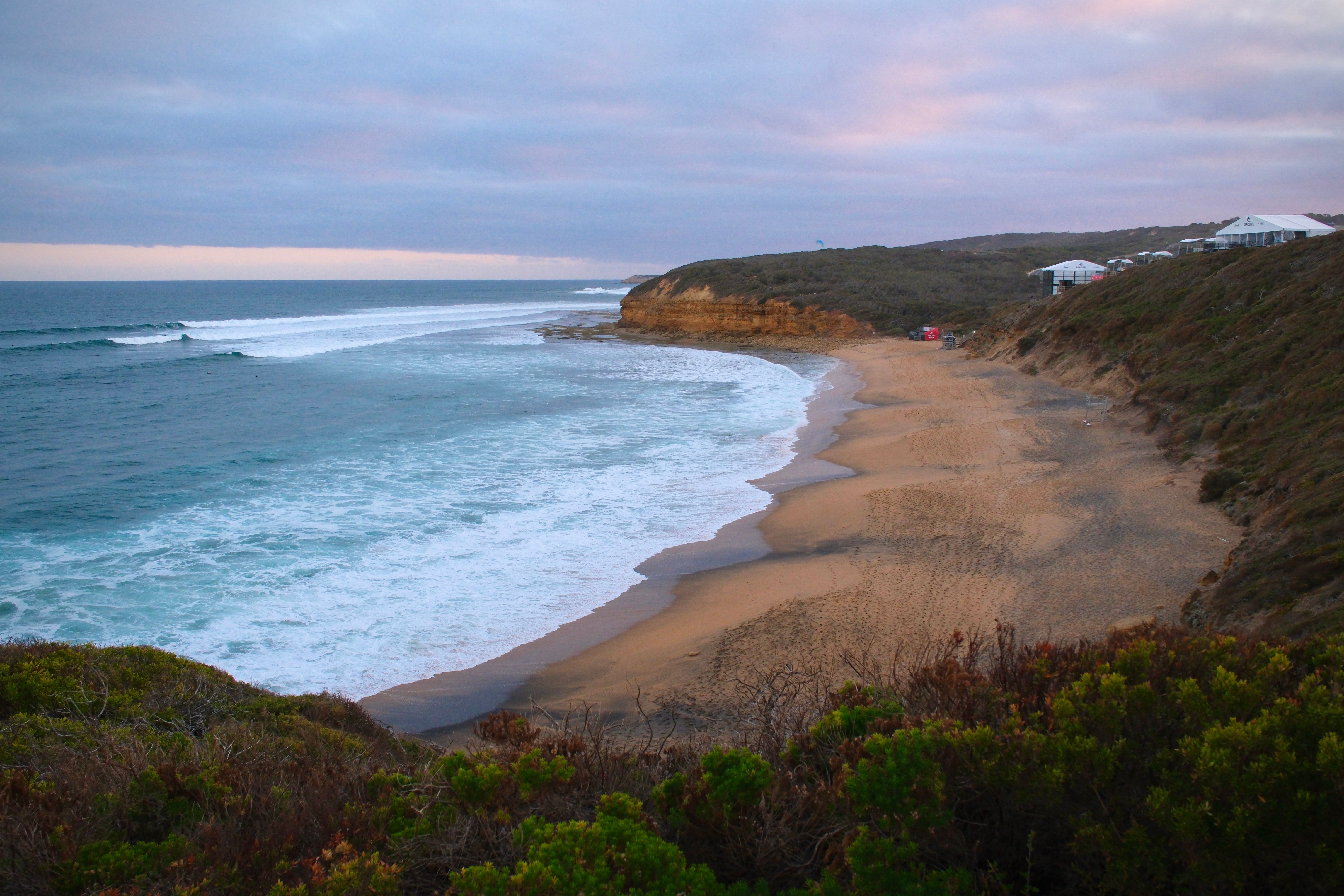 Scenic Coastal View of Bells Beach at Dusk · Free Stock Photo