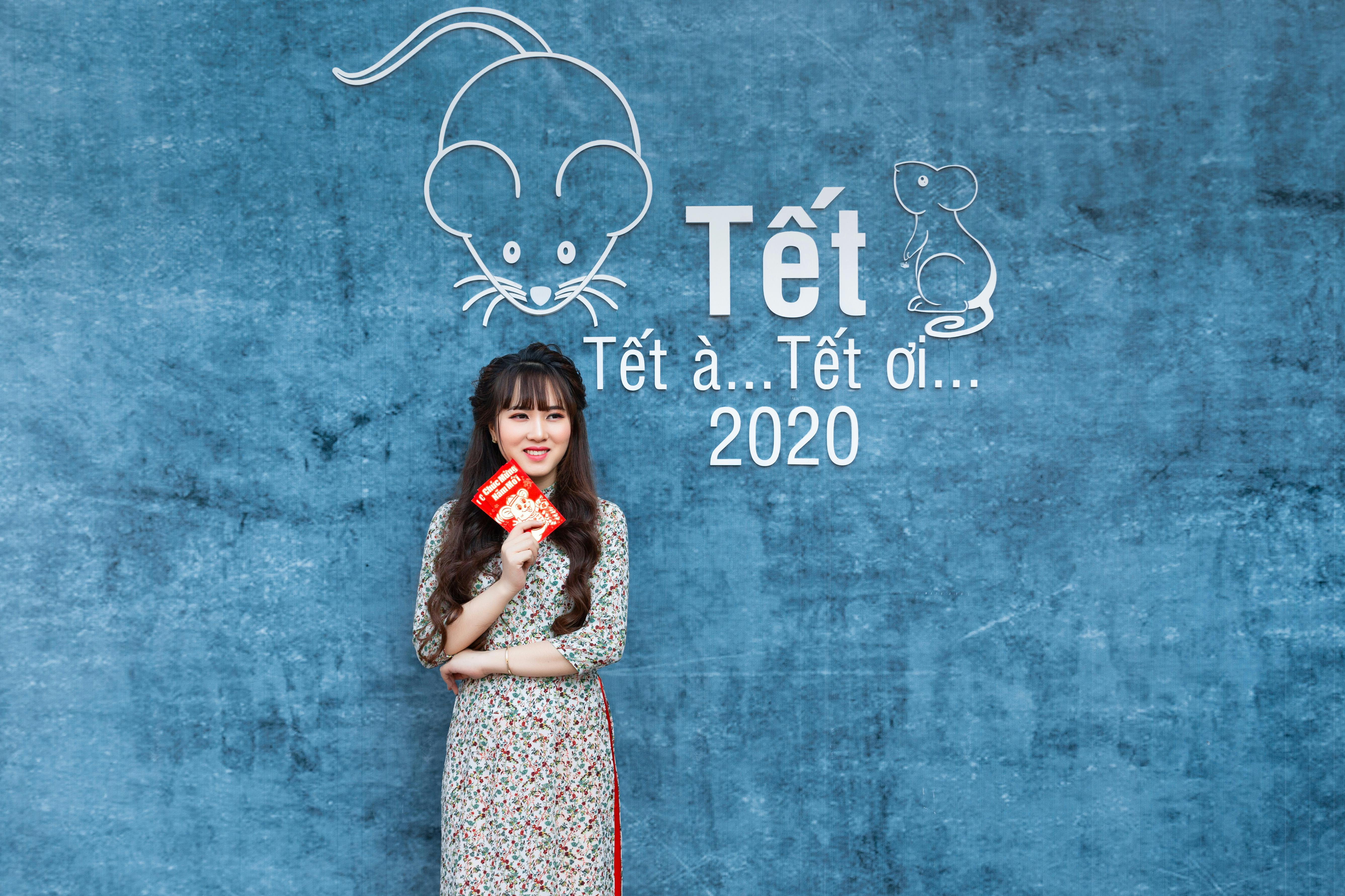 Young Woman Celebrating Tet Festival in 2020 · Free Stock Photo