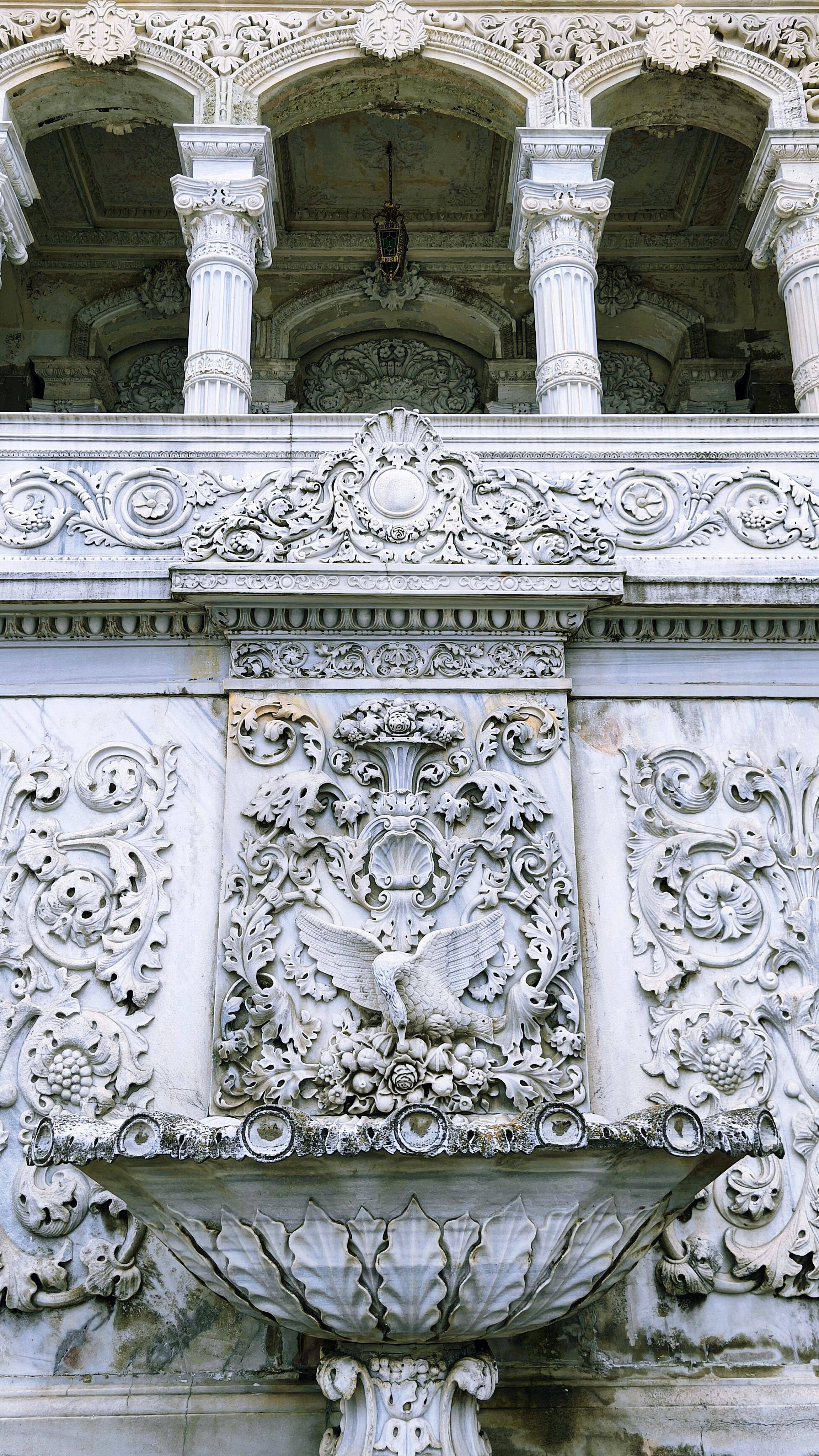 Intricate Marble Architecture with Classical Columns · Free Stock Photo