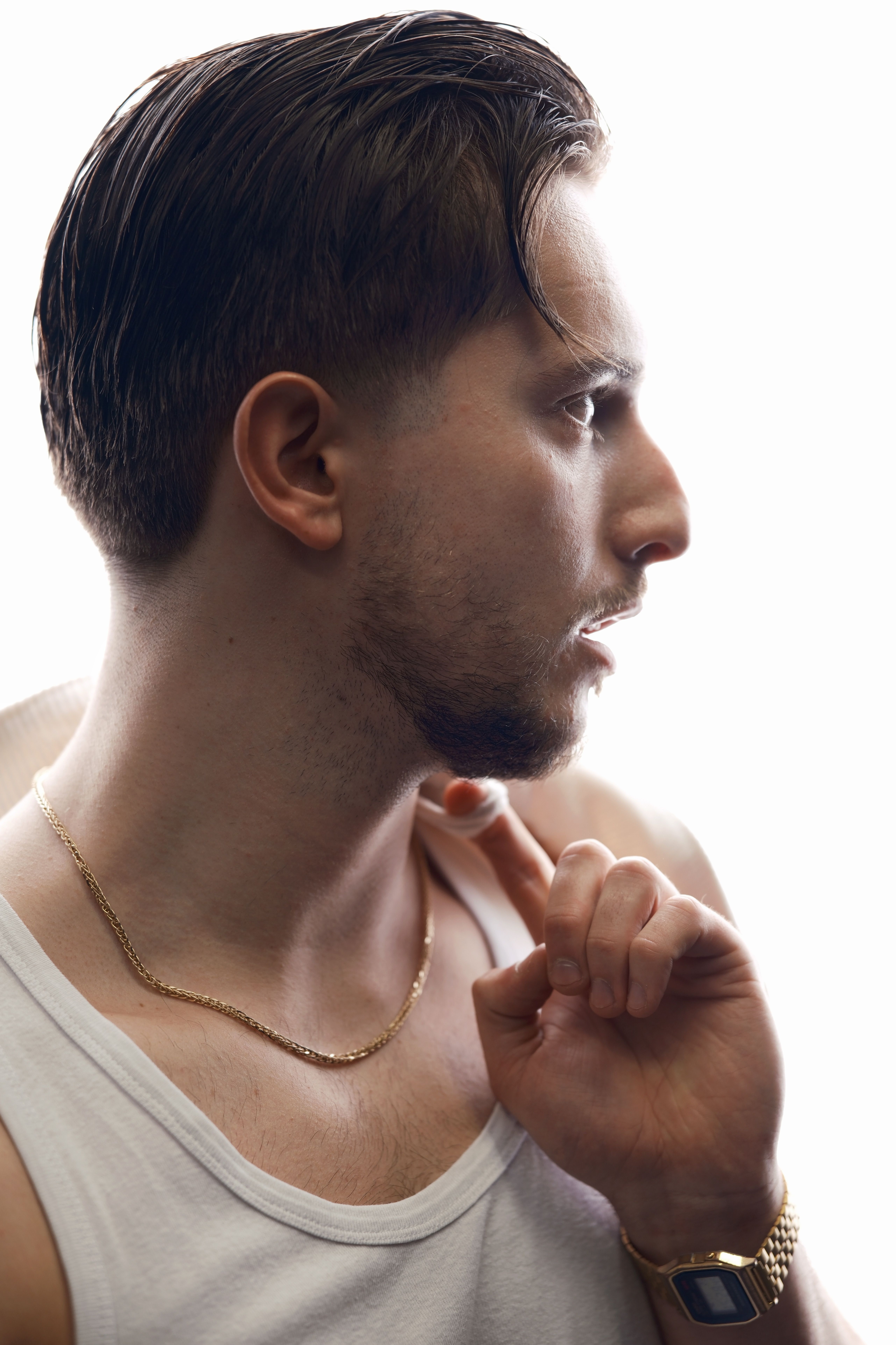 Side Profile Portrait of a Young Man · Free Stock Photo