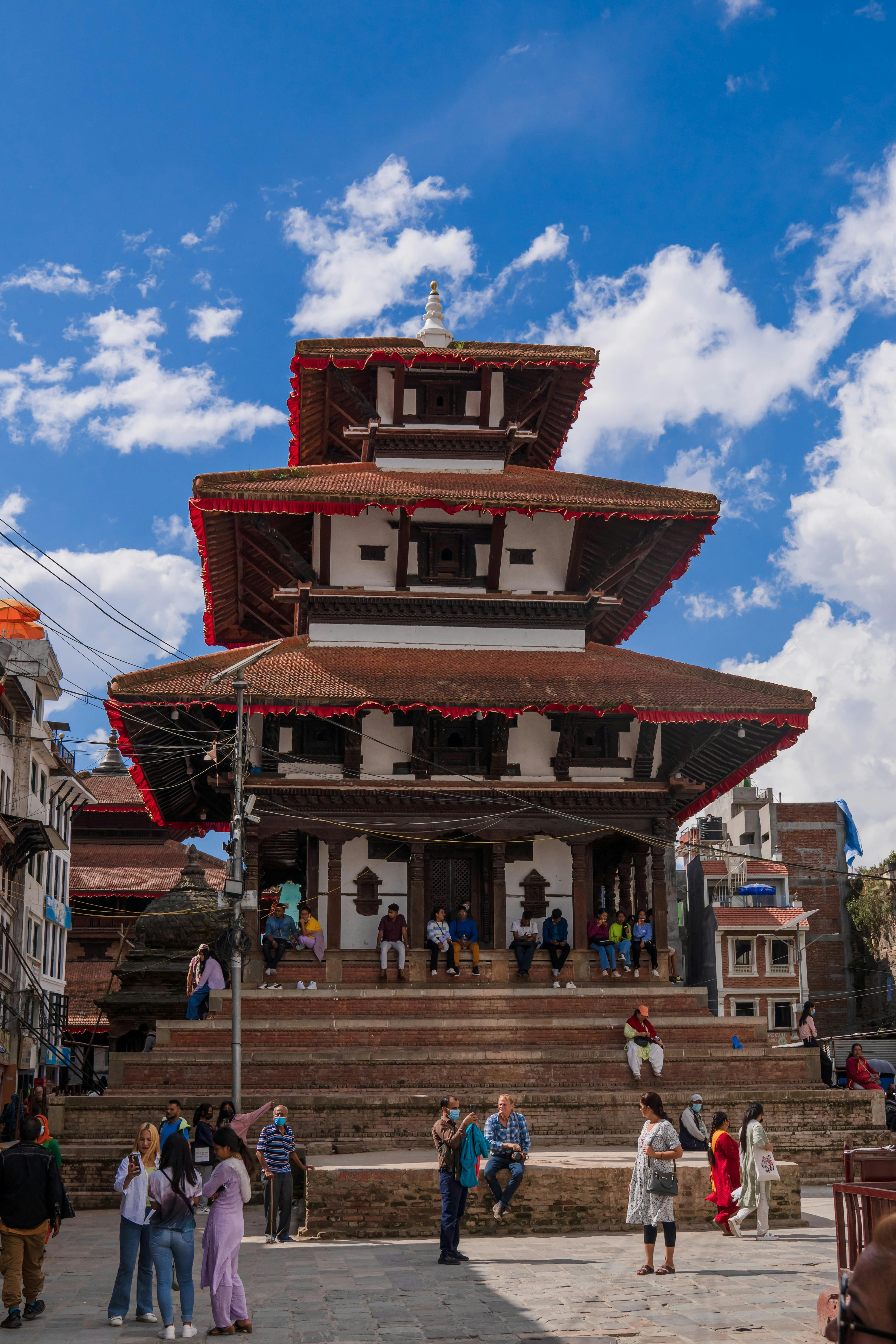 Historic Temple in Kathmandu Durbar Square · Free Stock Photo