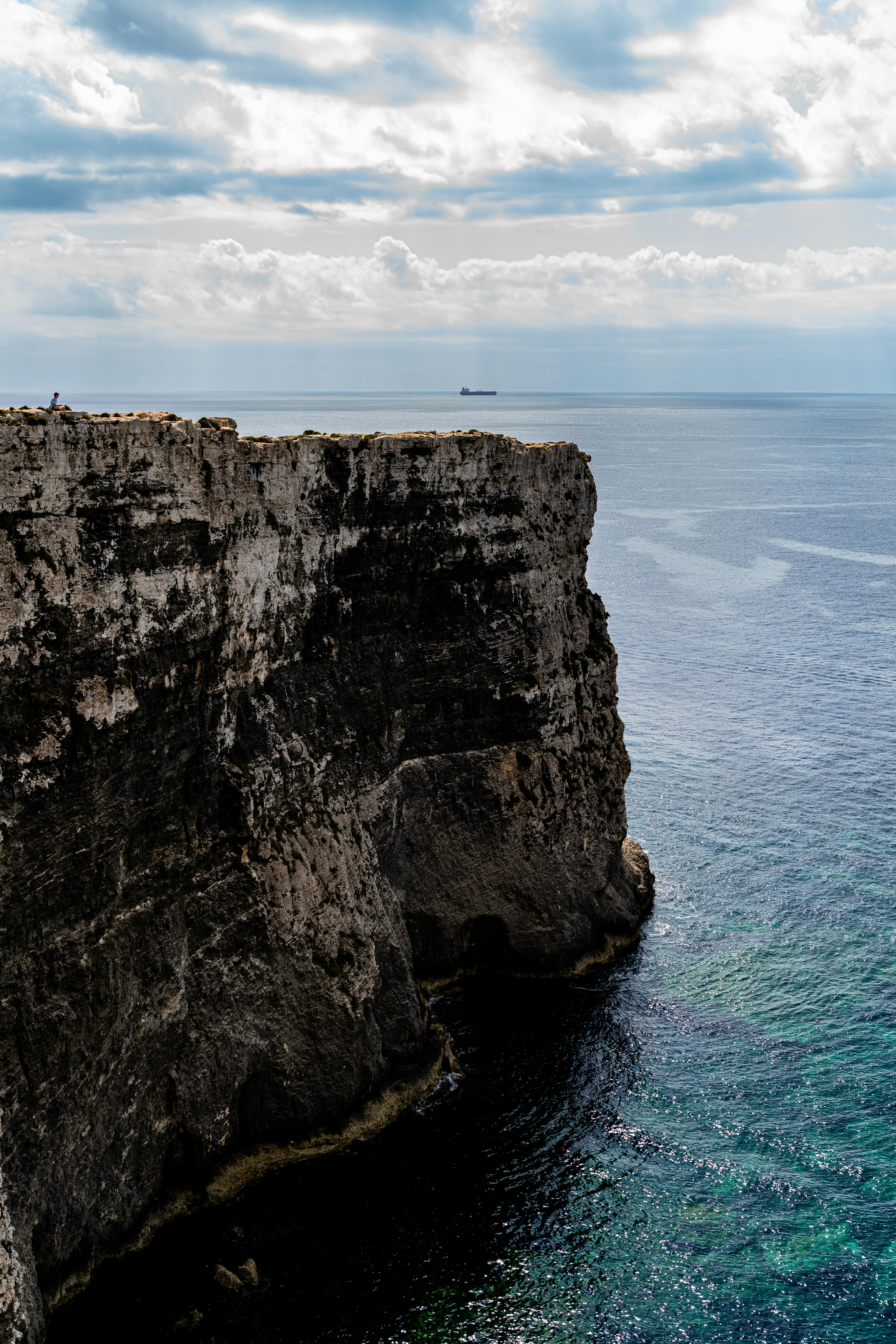Stunning Cliffs of Malta Overlooking Azure Waters · Free Stock Photo