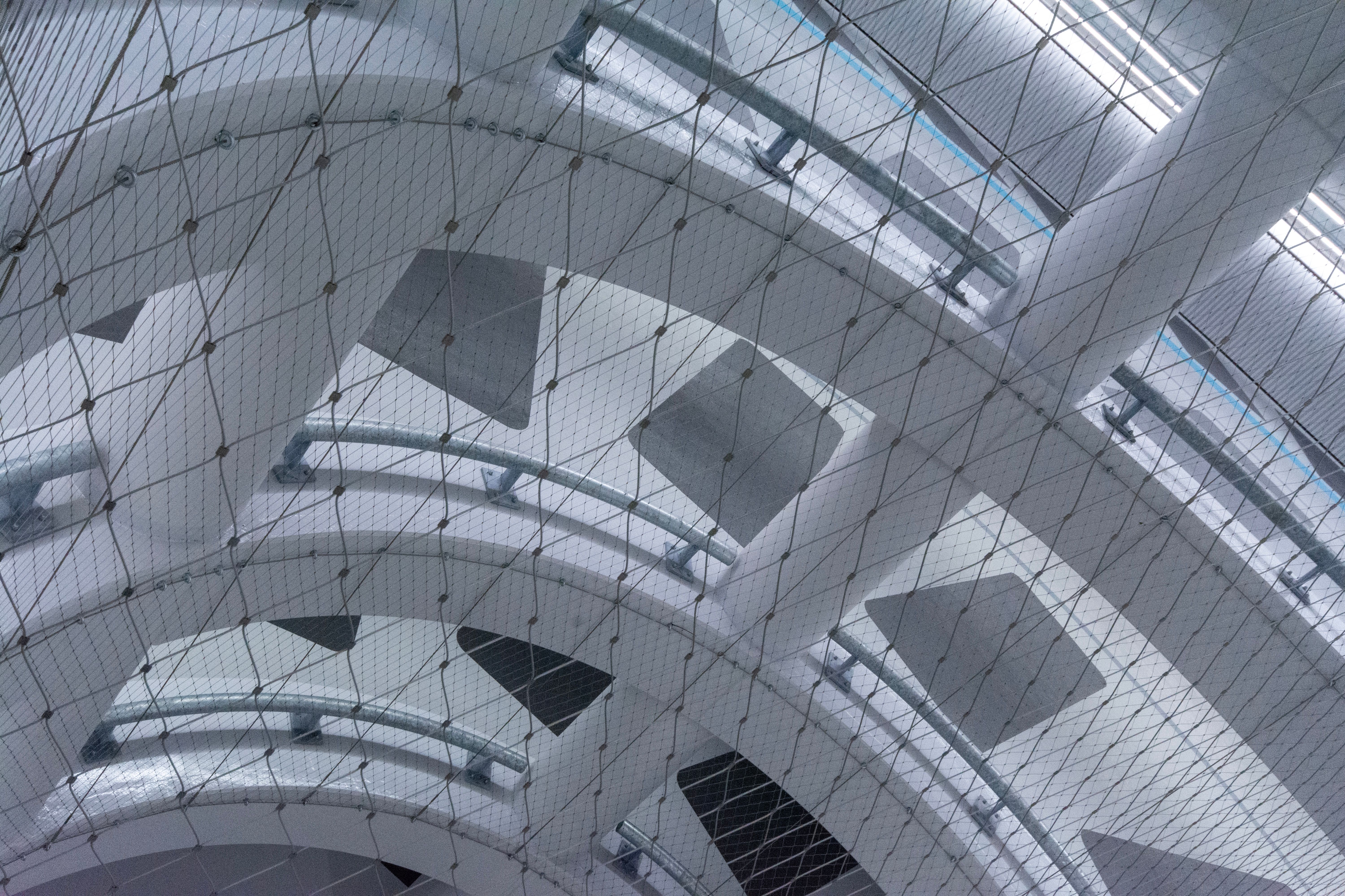 Architectural Design of Parking Garage Ceiling · Free Stock Photo