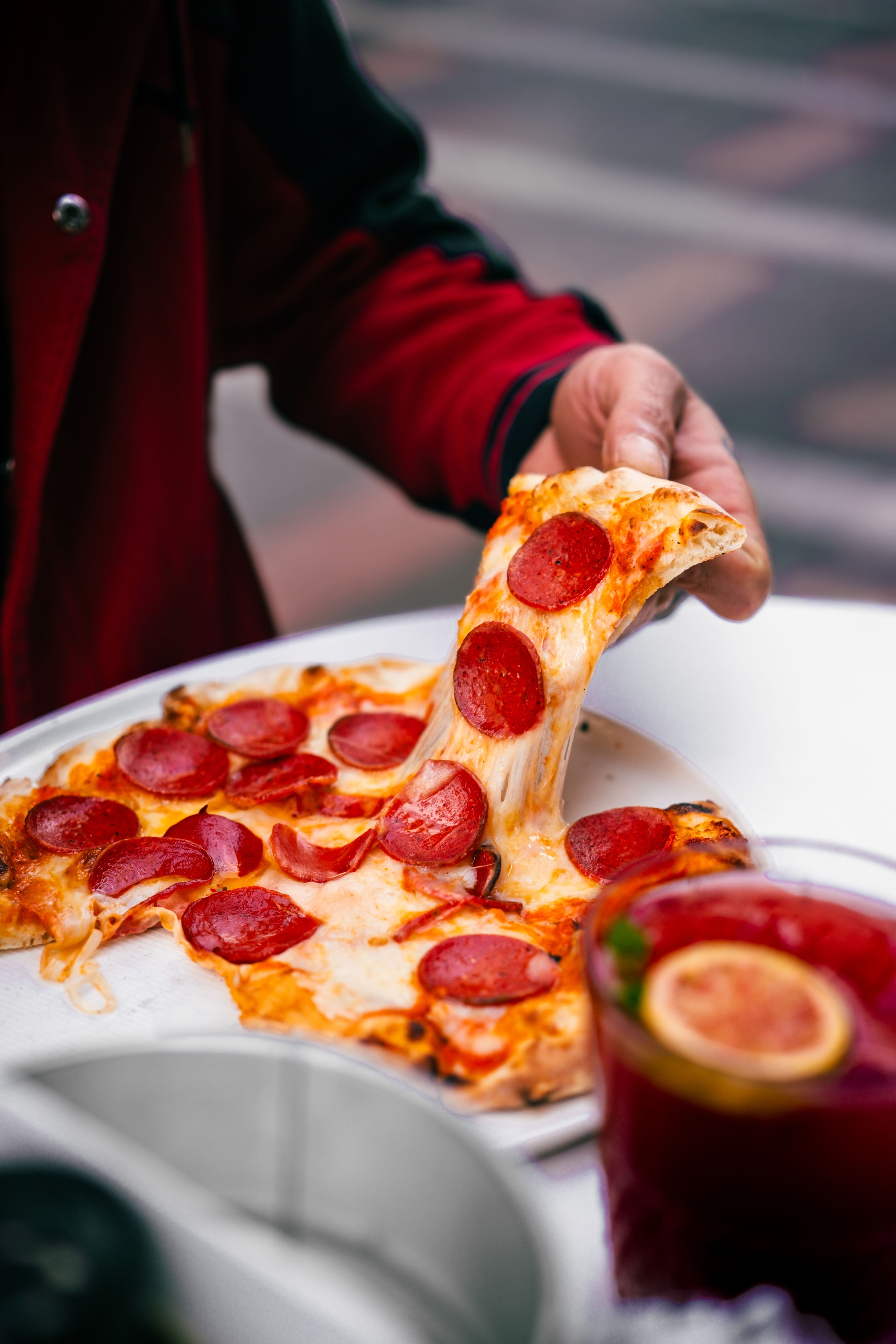 Pizza on Car · Free Stock Photo