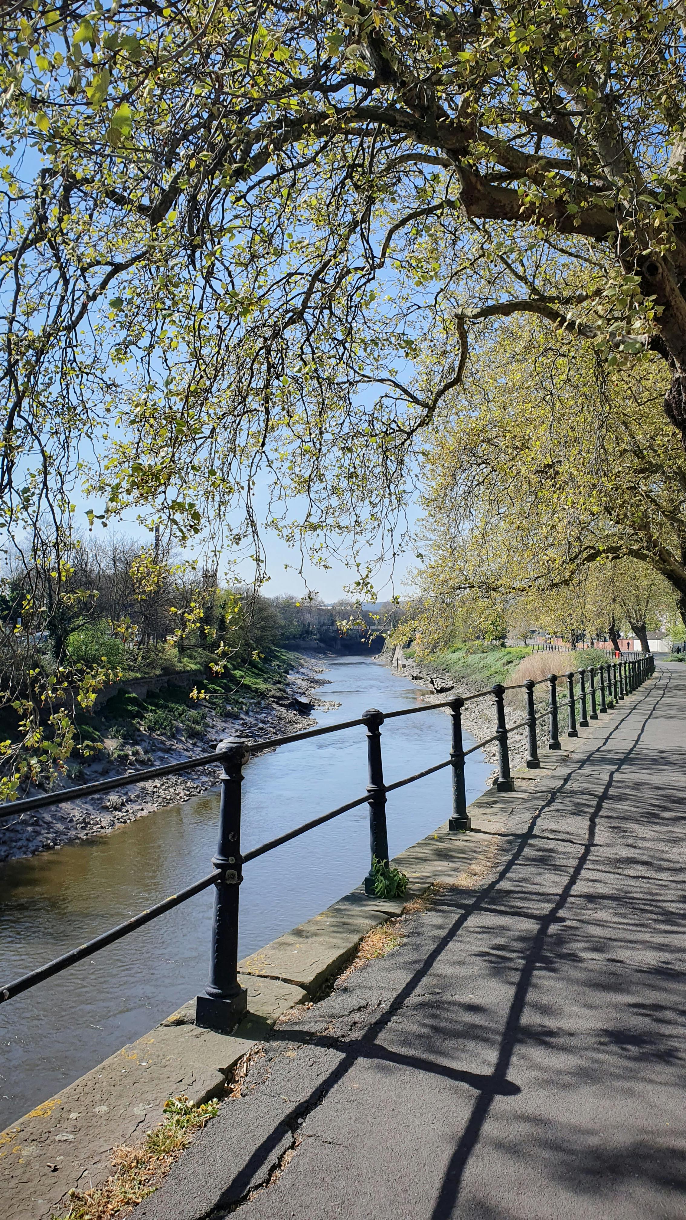 Sunny Riverside Walkway in Bristol, UK · Free Stock Photo