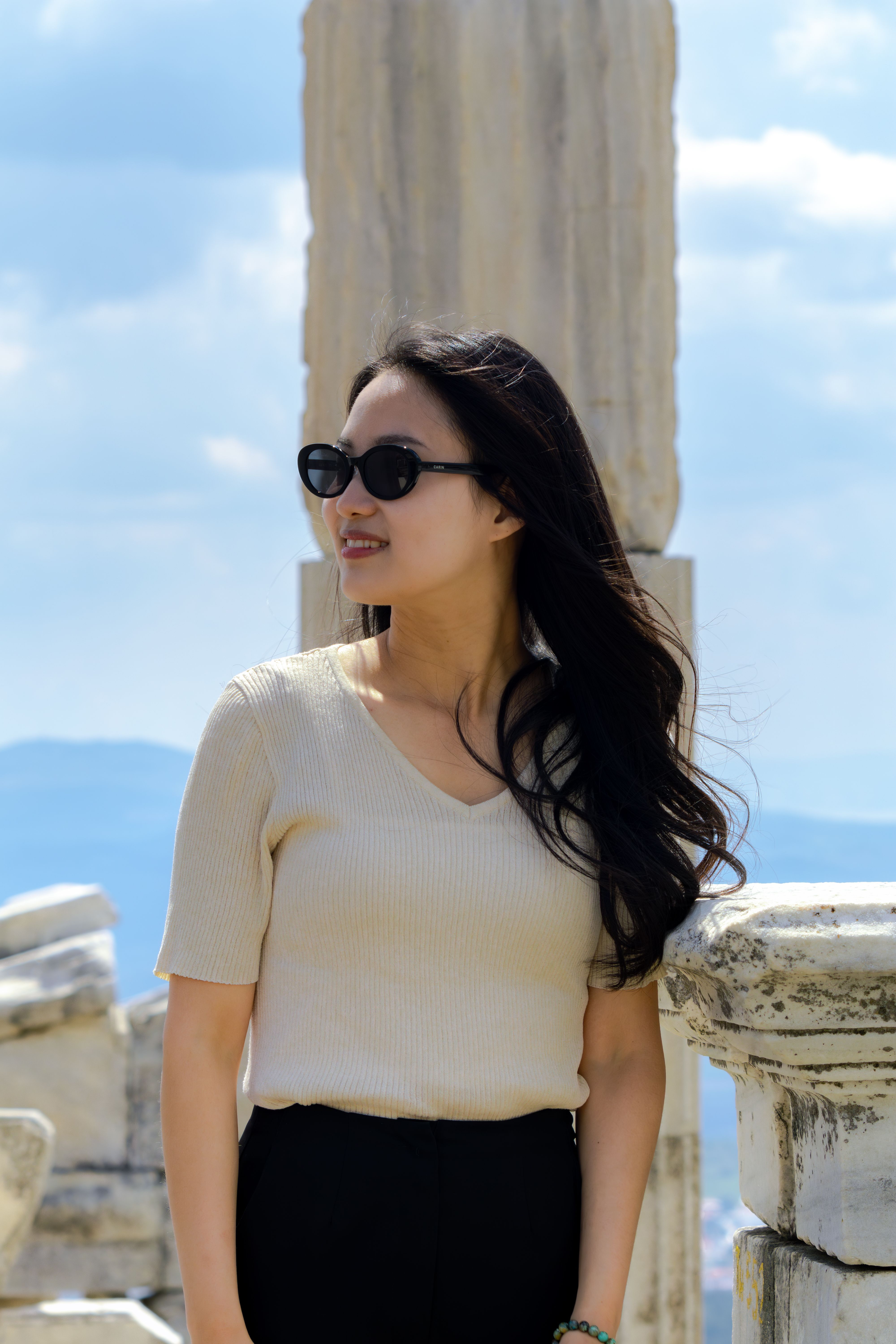 Stylish Woman at Pergamon Ruins, İzmir · Free Stock Photo