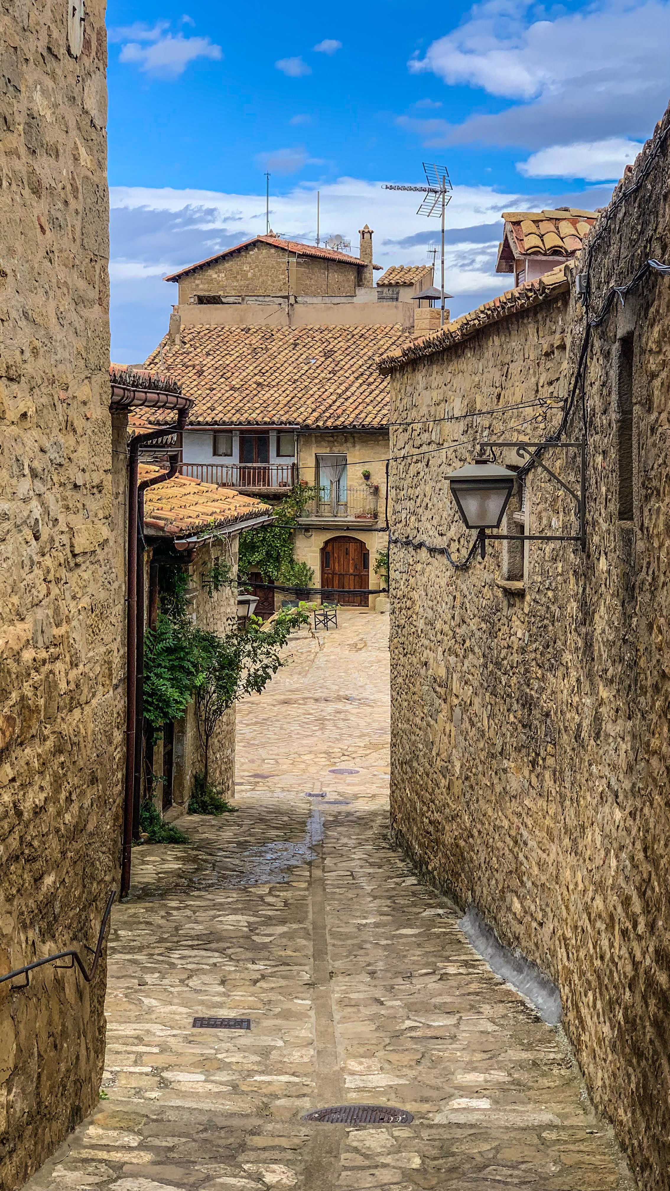 Charming Stone Alley in Rustic European Village · Free Stock Photo