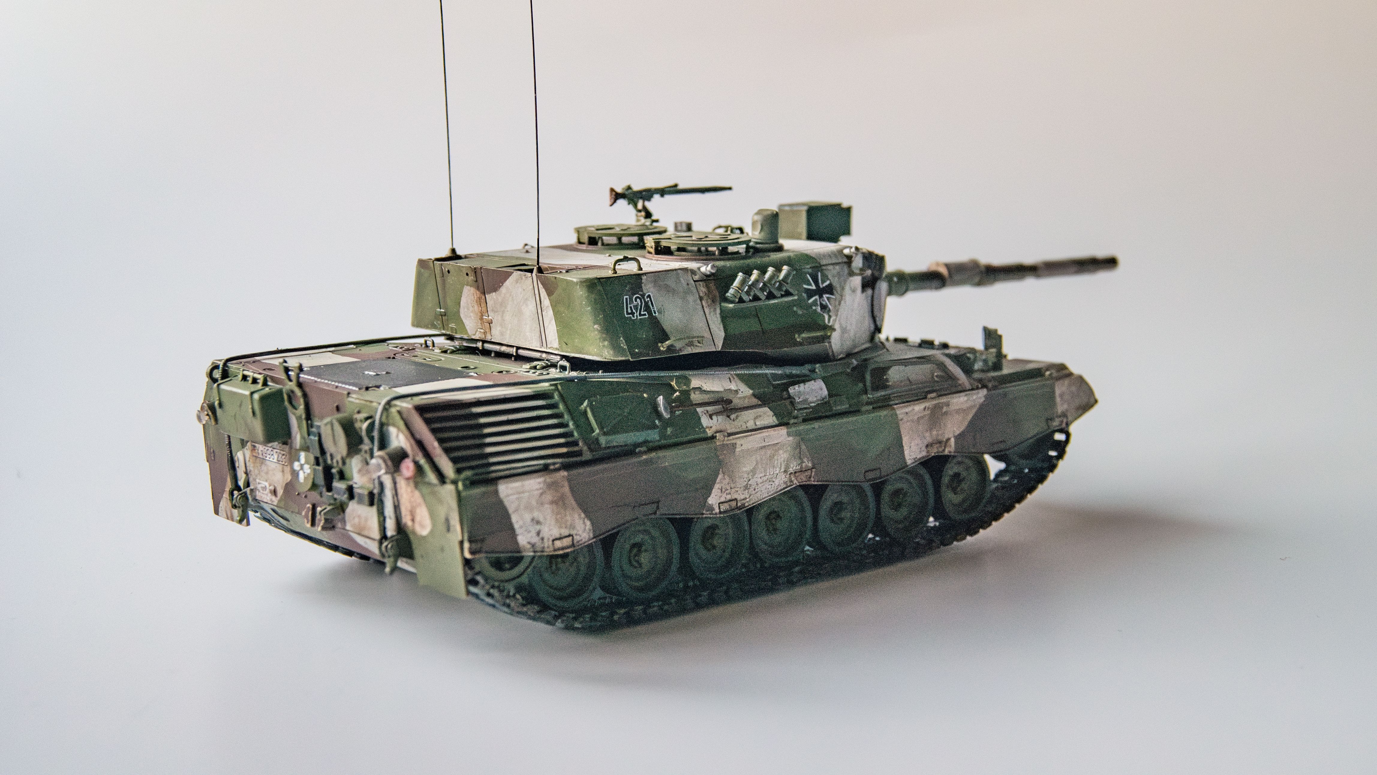 Leopard 2 Model Tank with Military Markings · Free Stock Photo