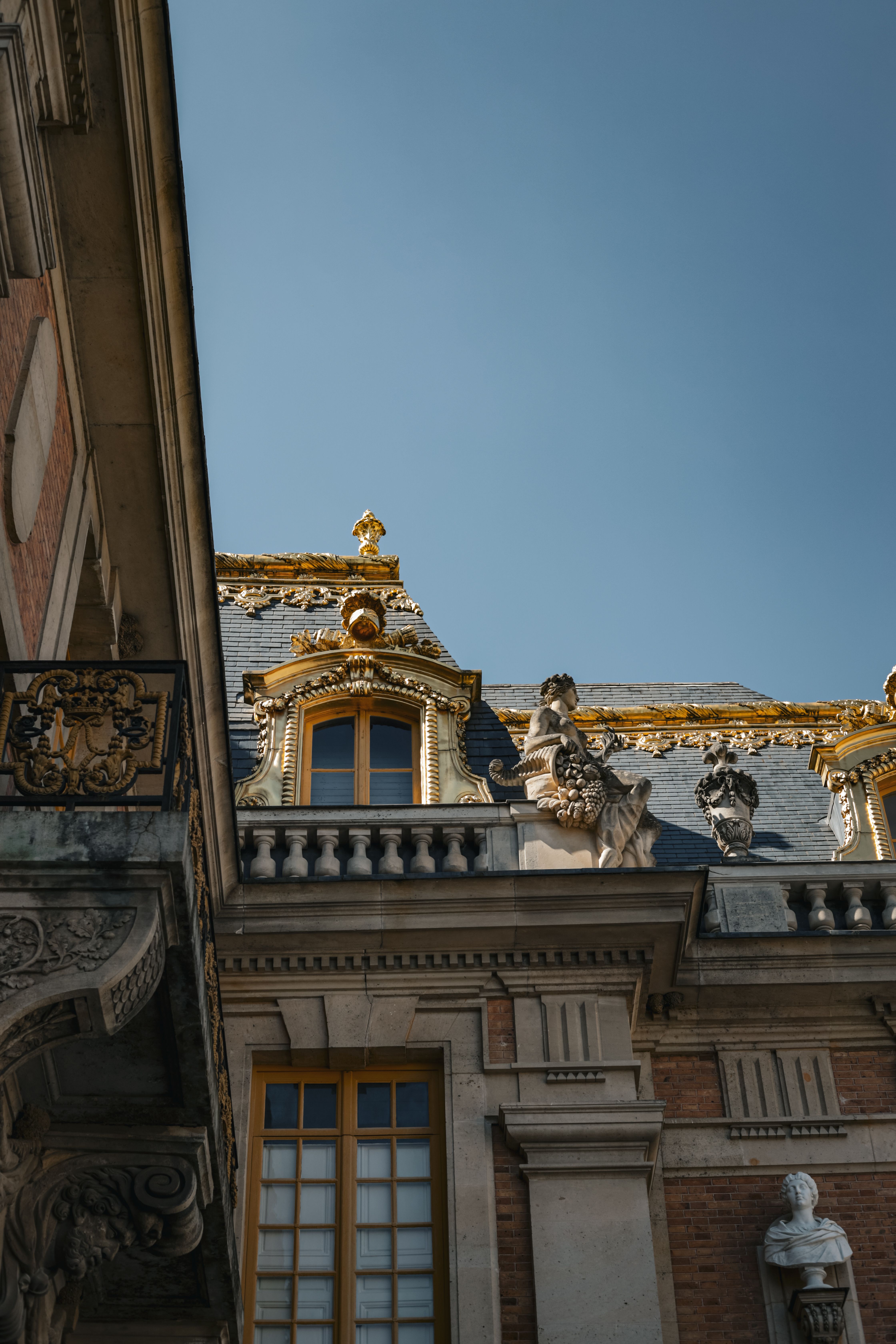 Majestic Architectural Details of the Palace of Versailles · Free Stock ...