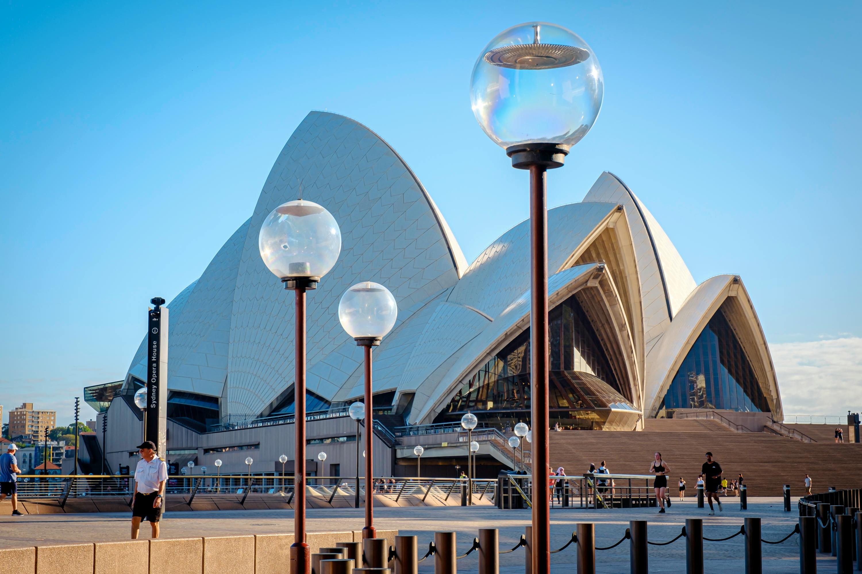 Iconic View of Sydney Opera House Under Clear Skies · Free Stock Photo