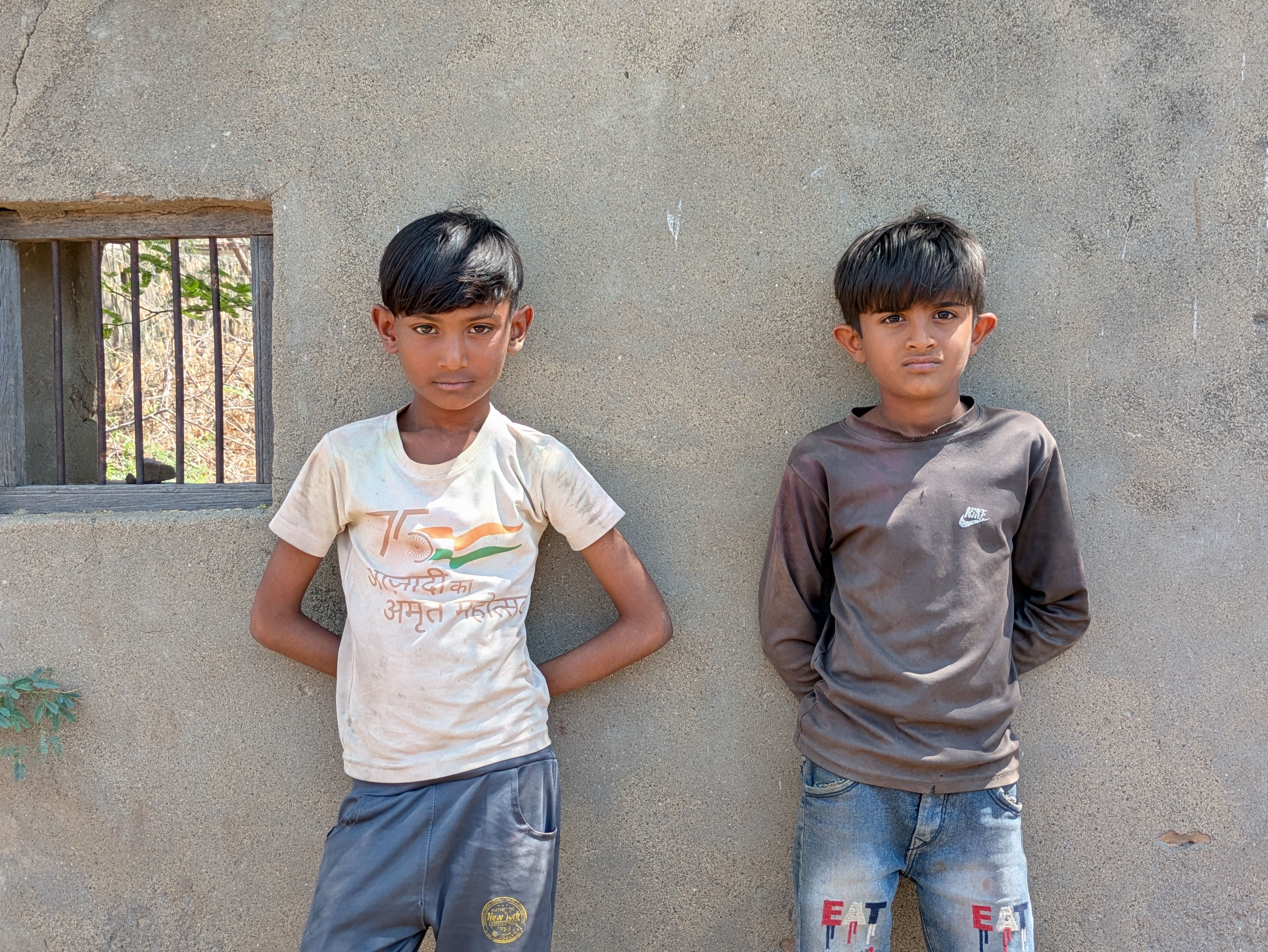 Portrait of Two Boys in Dholavira, India · Free Stock Photo