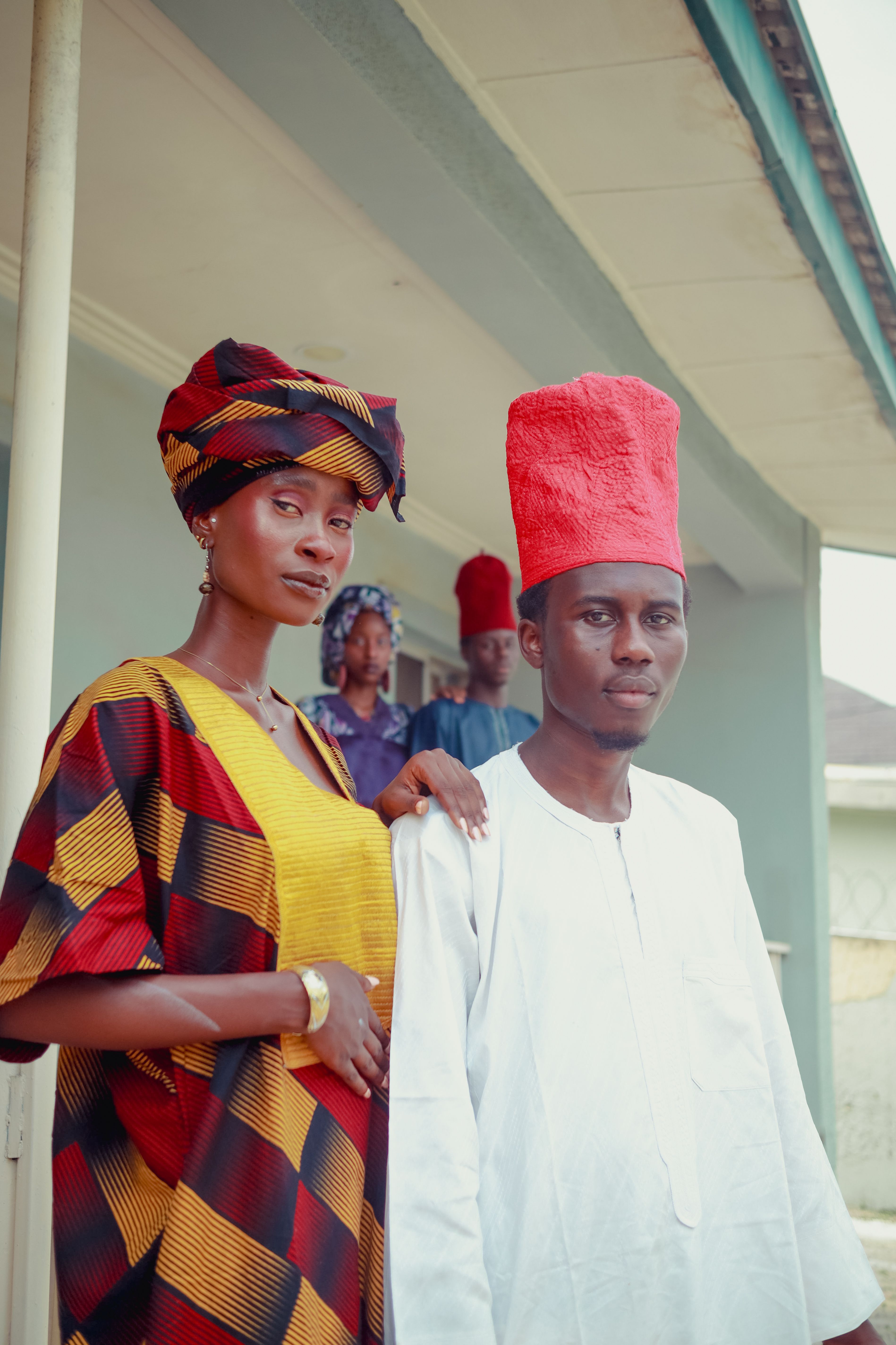 Elegant African Traditional Attire Portrait · Free Stock Photo