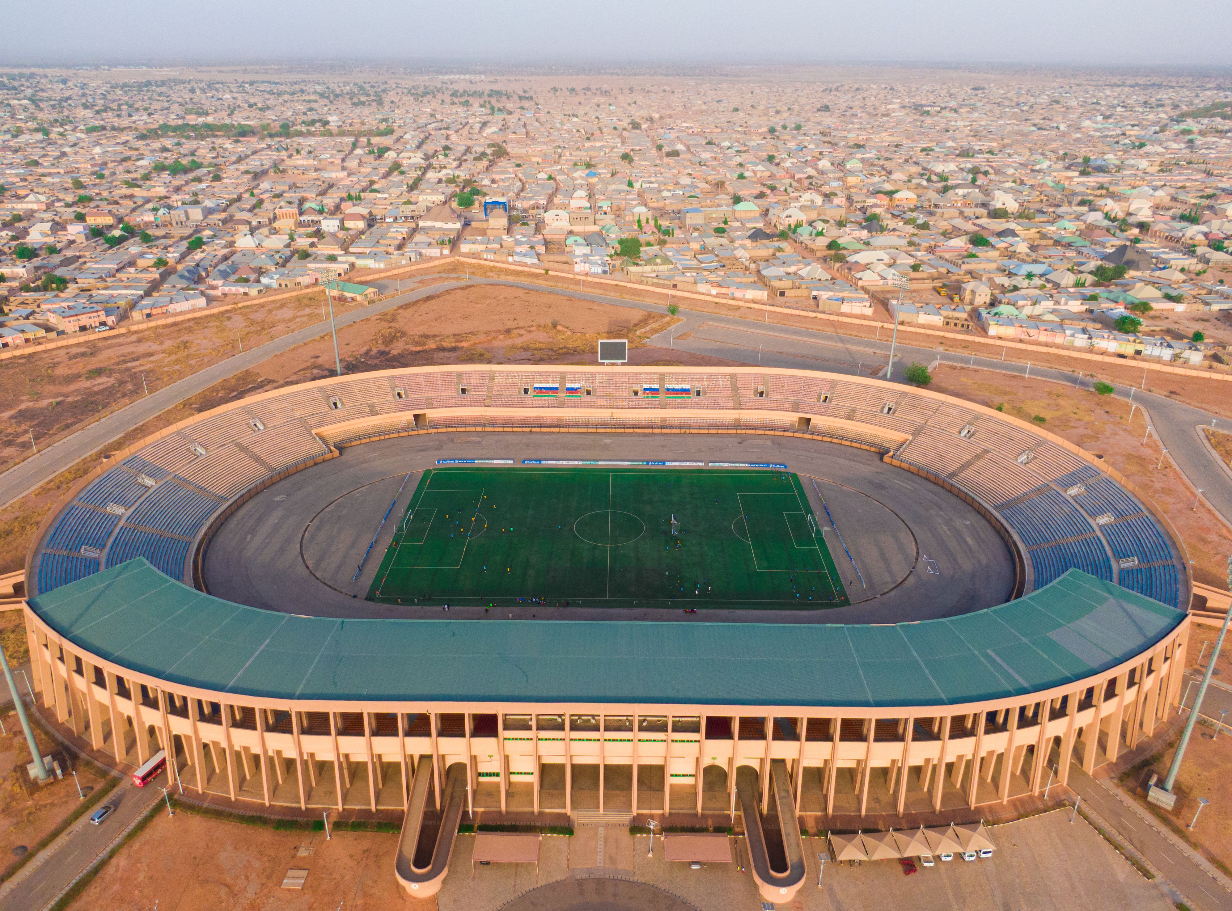 Aerial View of Football Stadium in Nigeria · Free Stock Photo