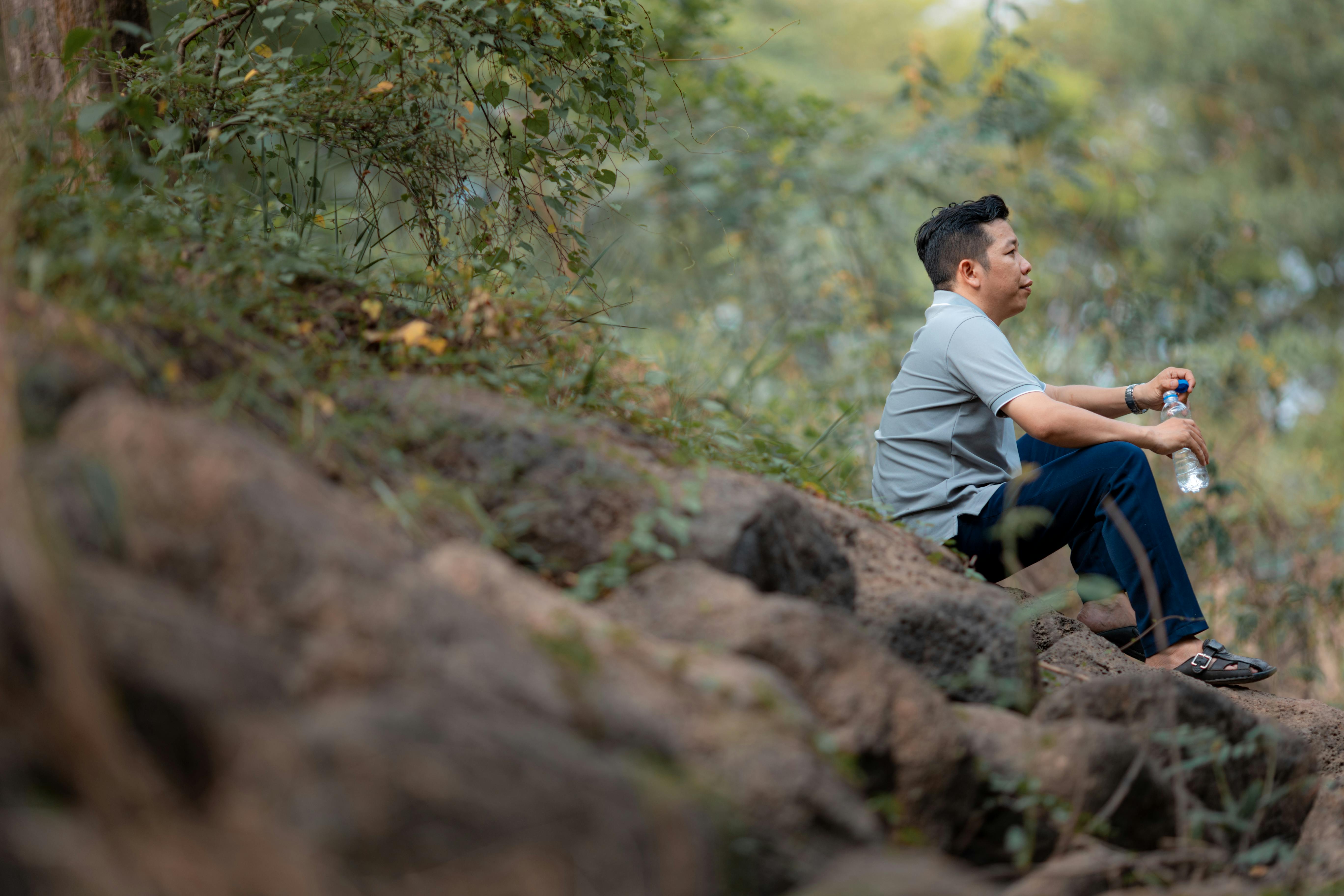 Man Relaxing in Forest, Bien Hoa, Vietnam · Free Stock Photo