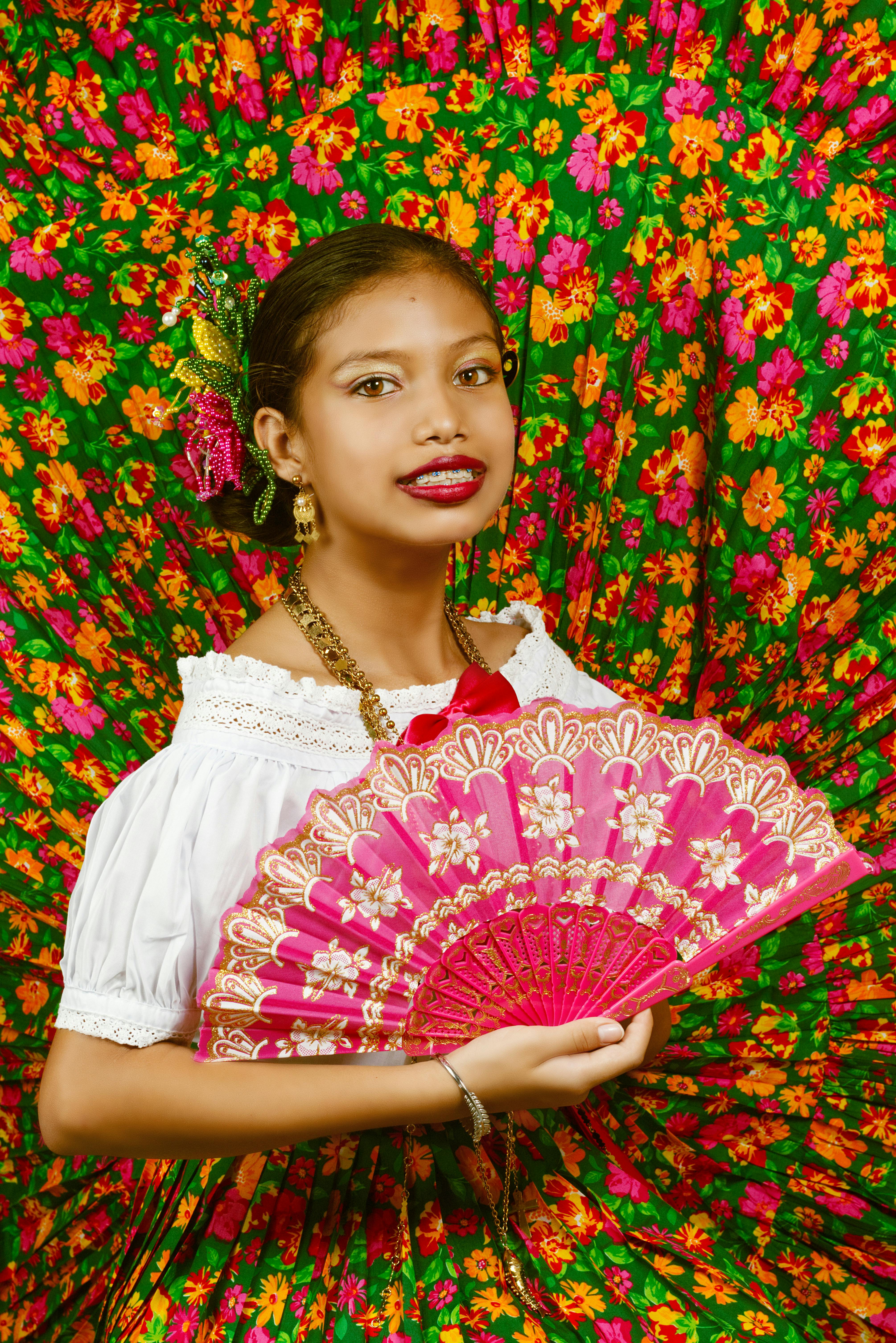 Traditional Panamanian Folkloric Portrait · Free Stock Photo